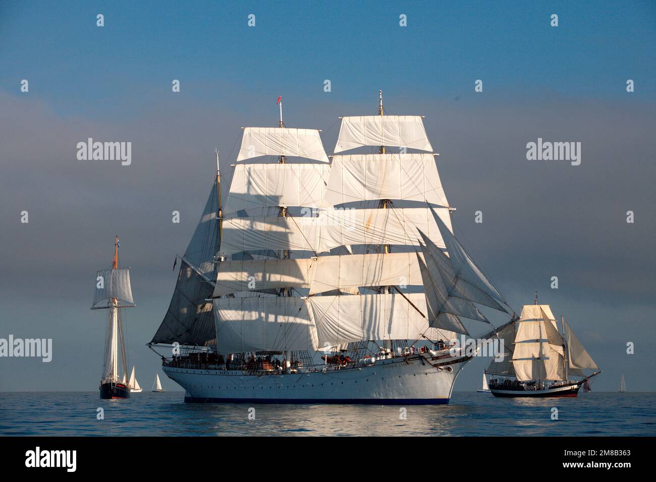 Norwegian tall ship Statsraad Lehmkuhl, 2010, tall ships race, North ...