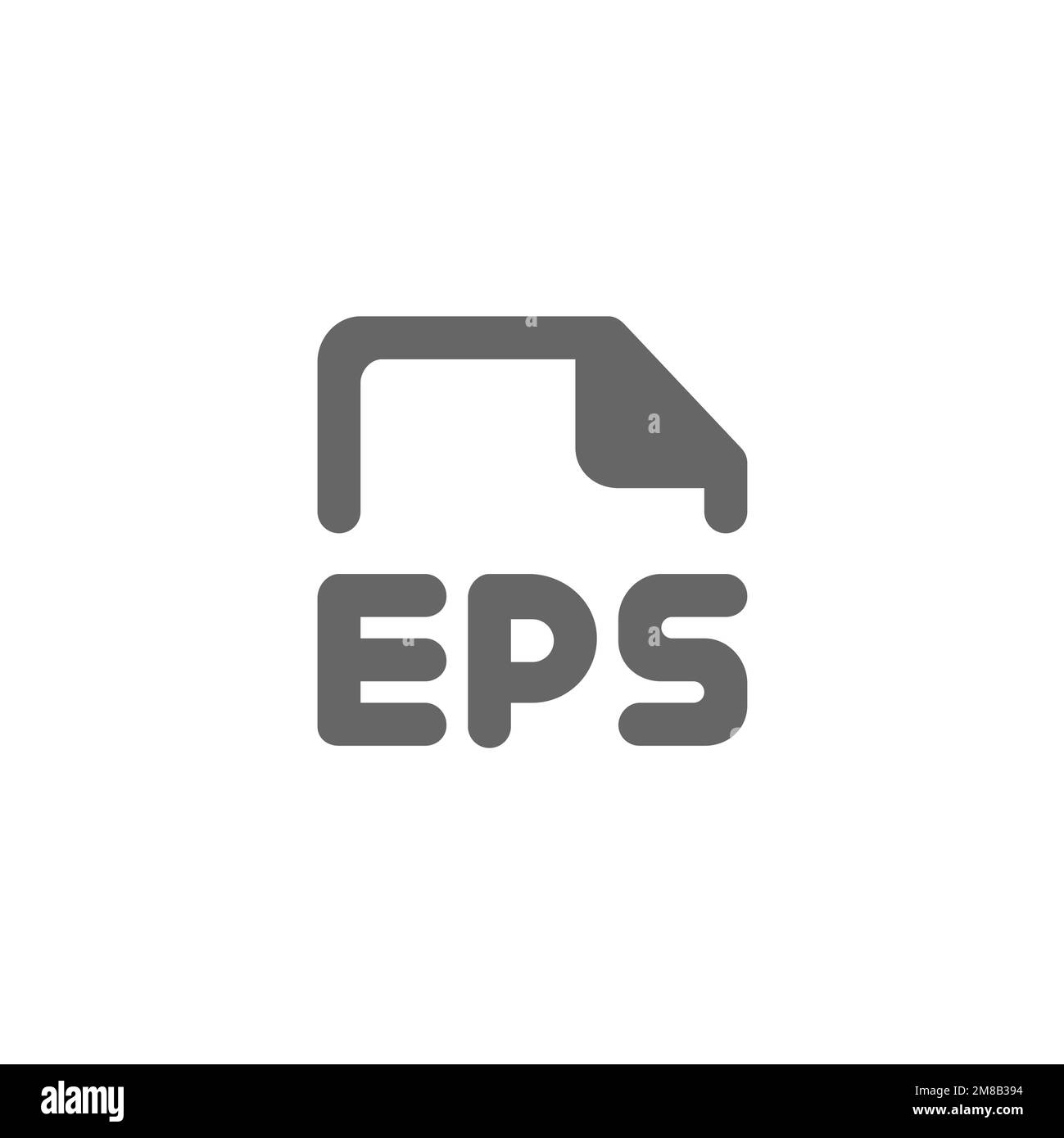 eps file type flat icon, graphic resource template, vector illustration ...