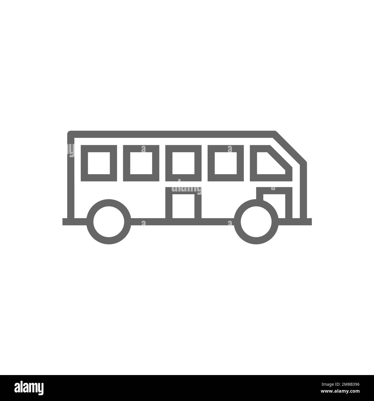 Bus icon, passenger car graphic resource template, vector illustration ...