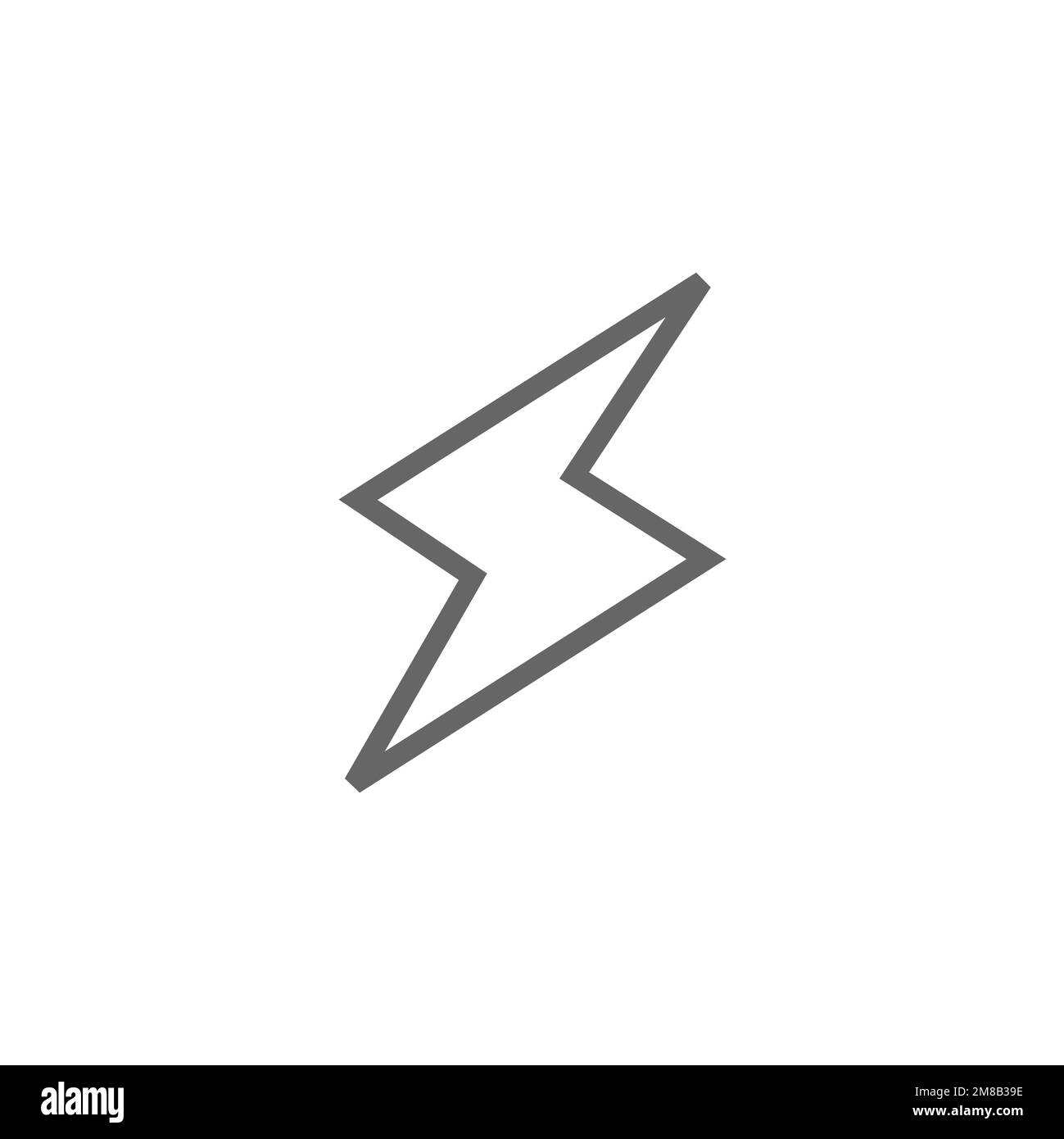 Lightning icon, quick graphic resource template, vector illustration ...
