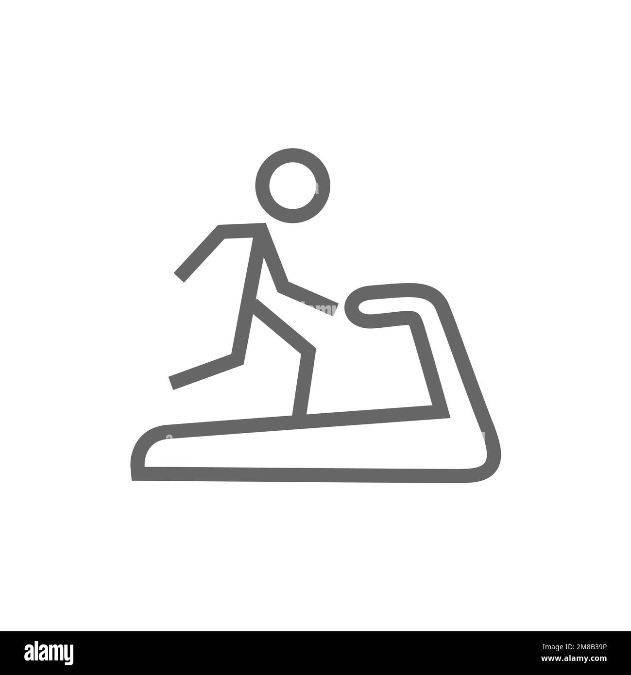 Running icon, fitness sport graphic resource template, vector ...