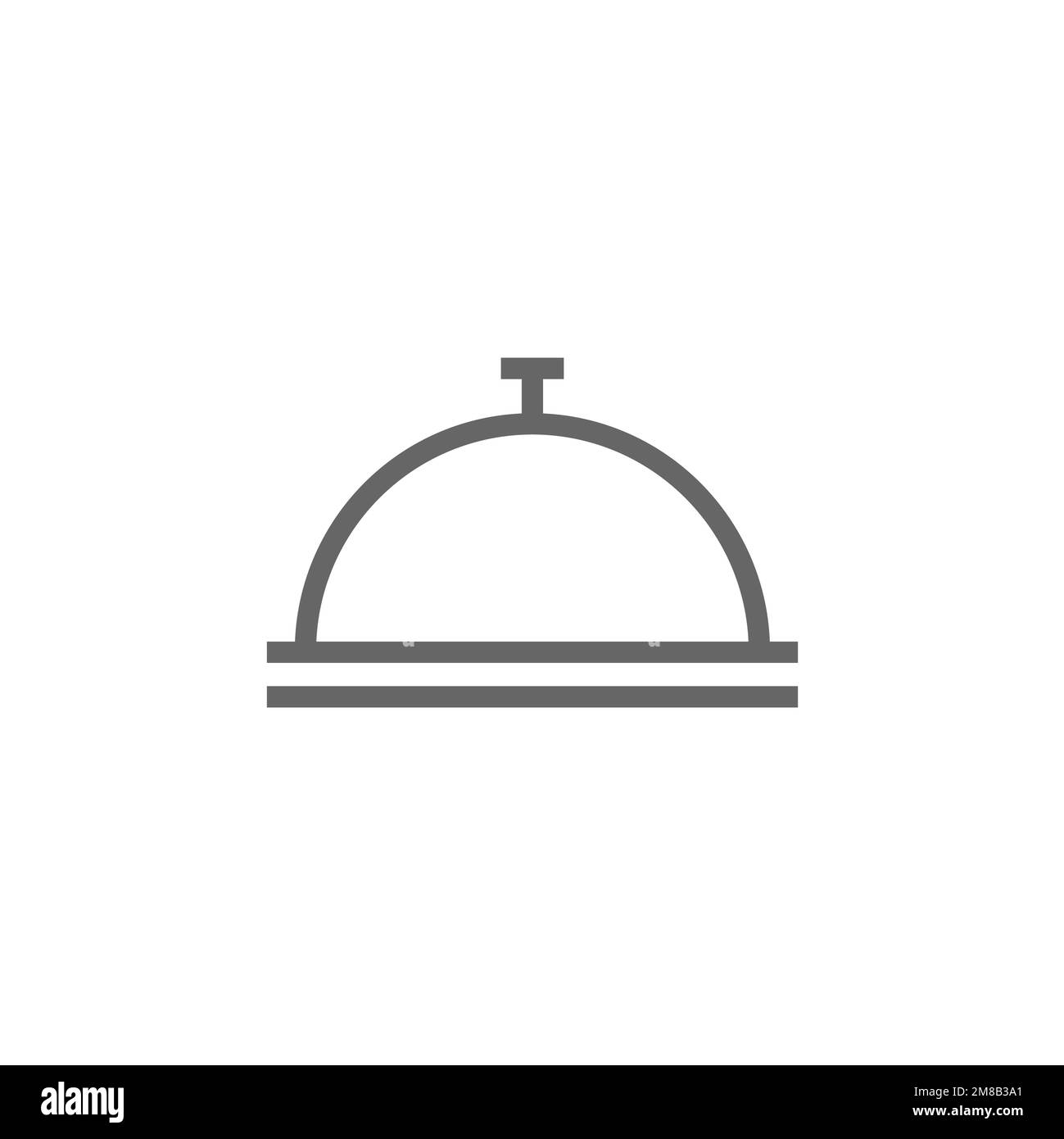 Tray icon, kitchen utensil graphic resource mockup, vector illustration ...