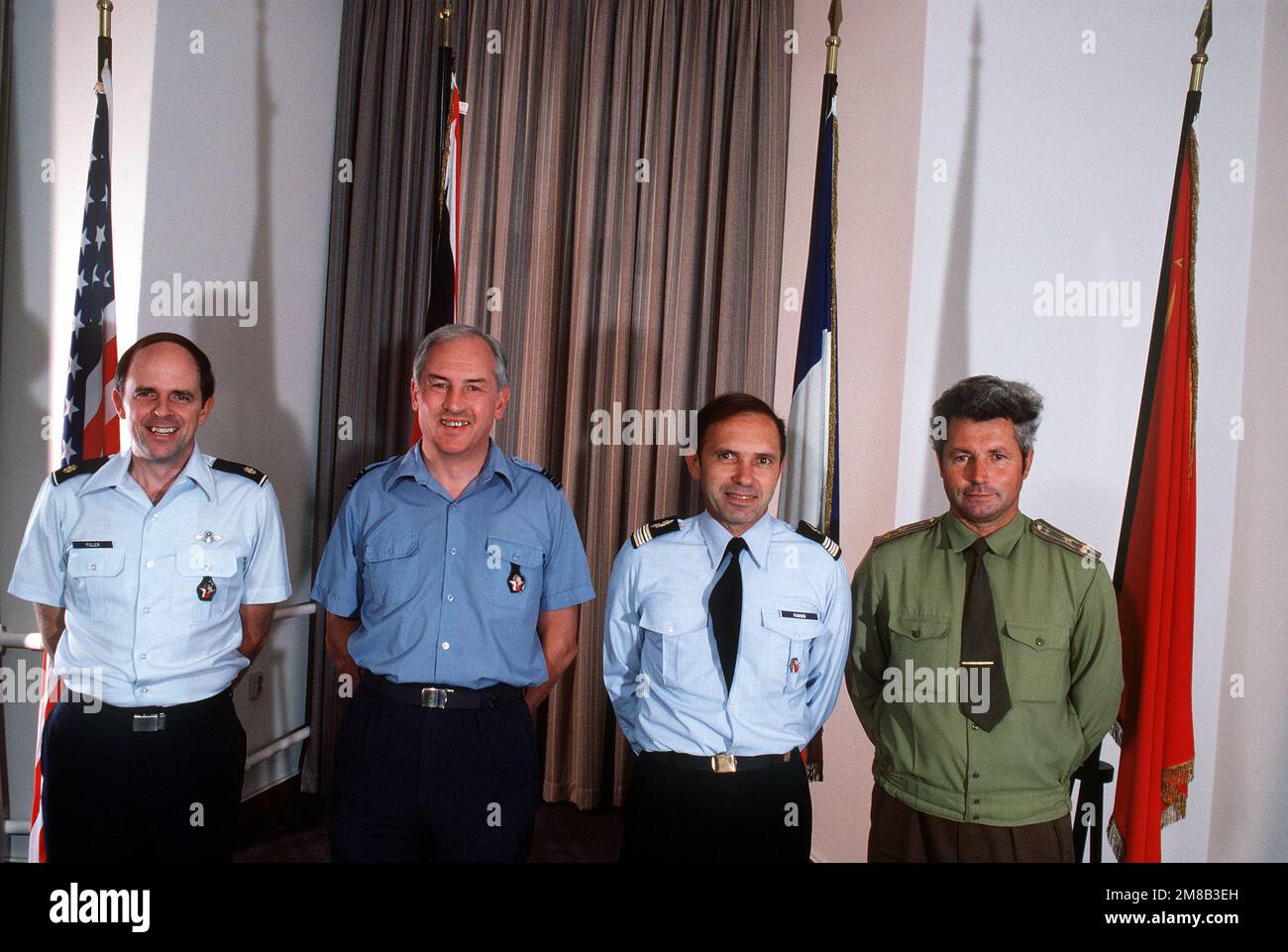 Pictured at the Berlin Air Safety Center (BASC) are, left to right: MAJ ...