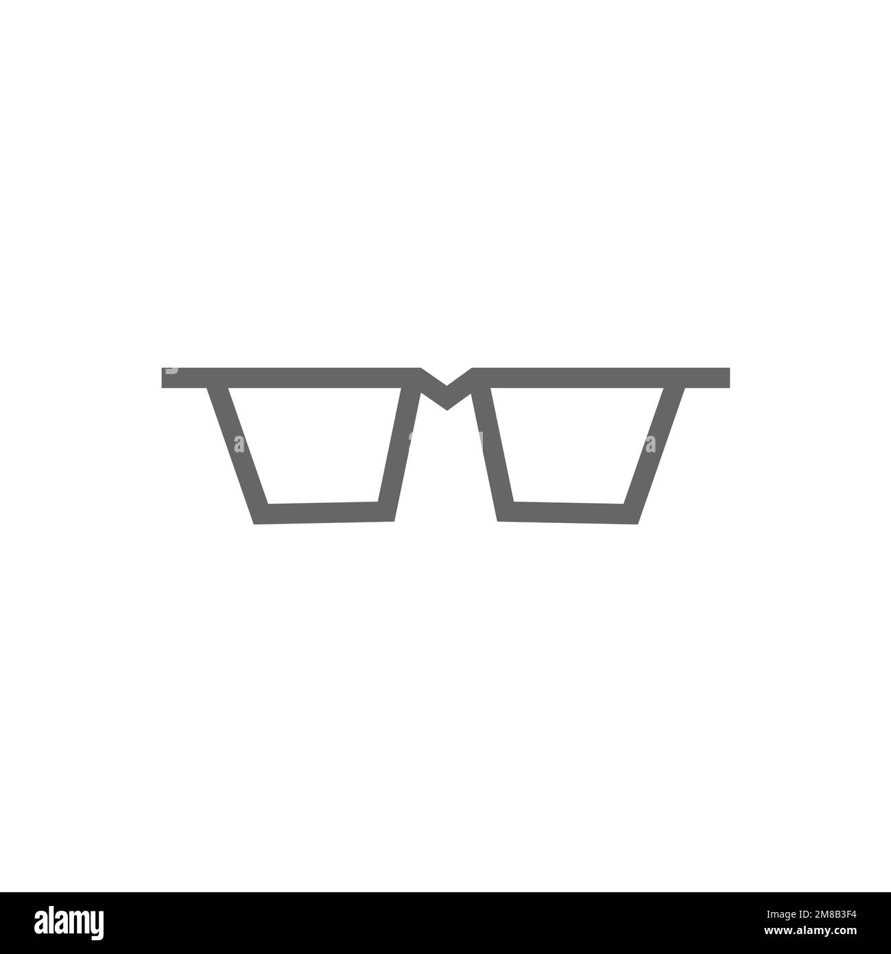 Sunglasses icon, graphic resource template, vector illustration Stock ...