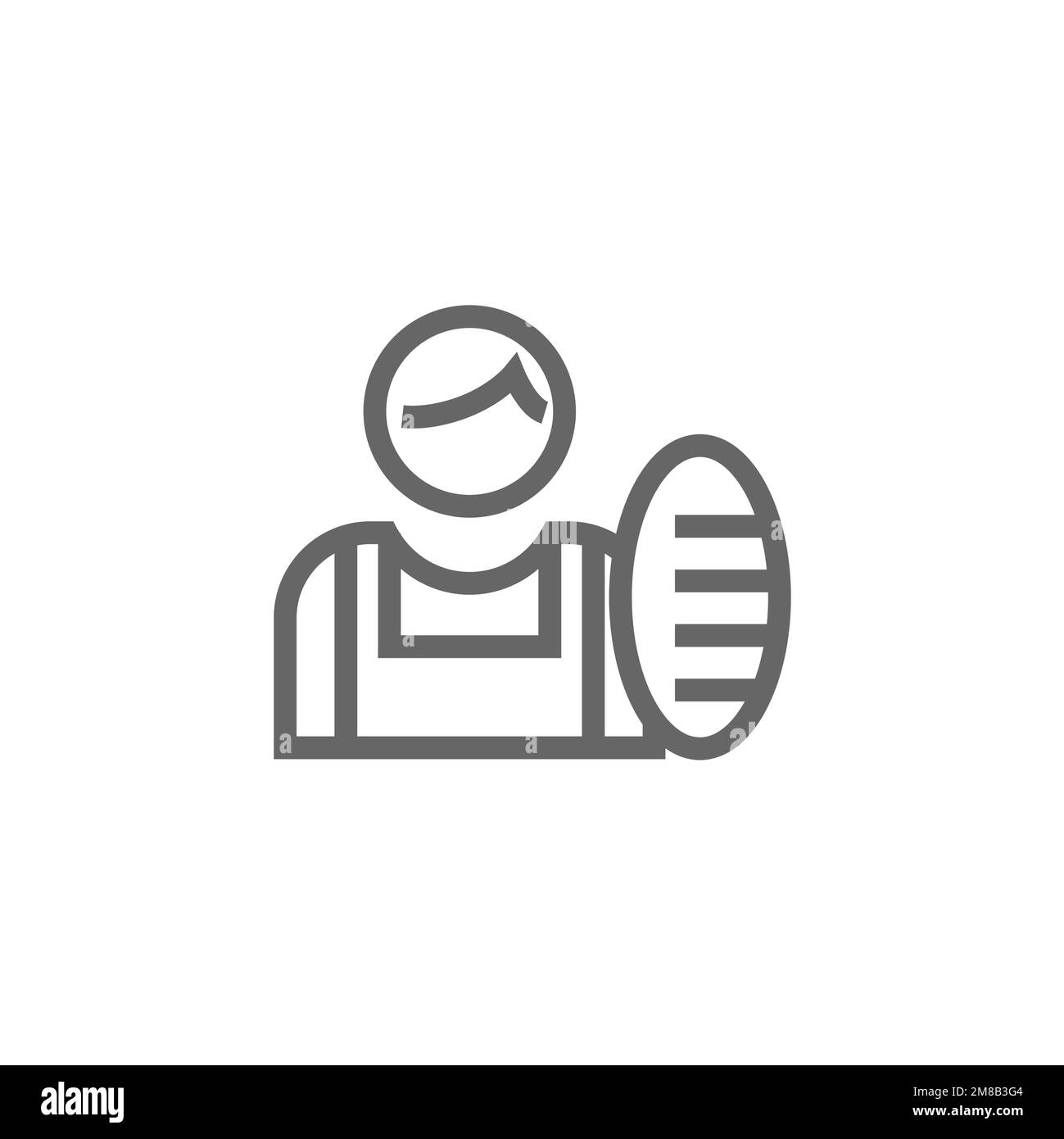 Rugby player icon, professional graphic resource mockup, vector ...