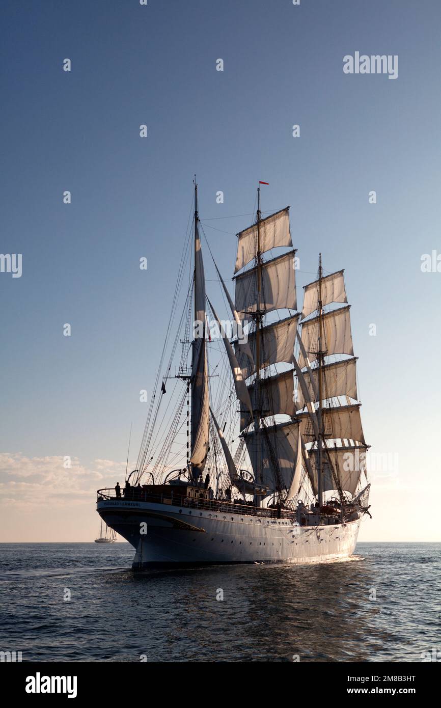 Norwegian tall ship Statsraad Lehmkuhl, 2010, tall ships race, North ...