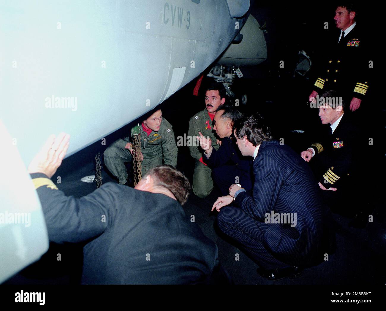VADM Henry H. Mauz Jr., commander, Carrier Group 7, CAPT Brent M ...