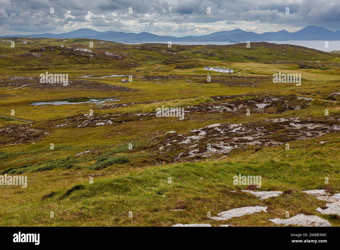 Landscape with farmhouse in the countryside of Ireland Stock Photo - Alamy