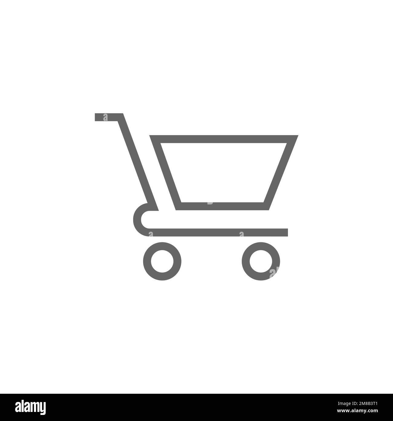 Shopping cart icon, cart graphic resource mockup, vector illustration ...