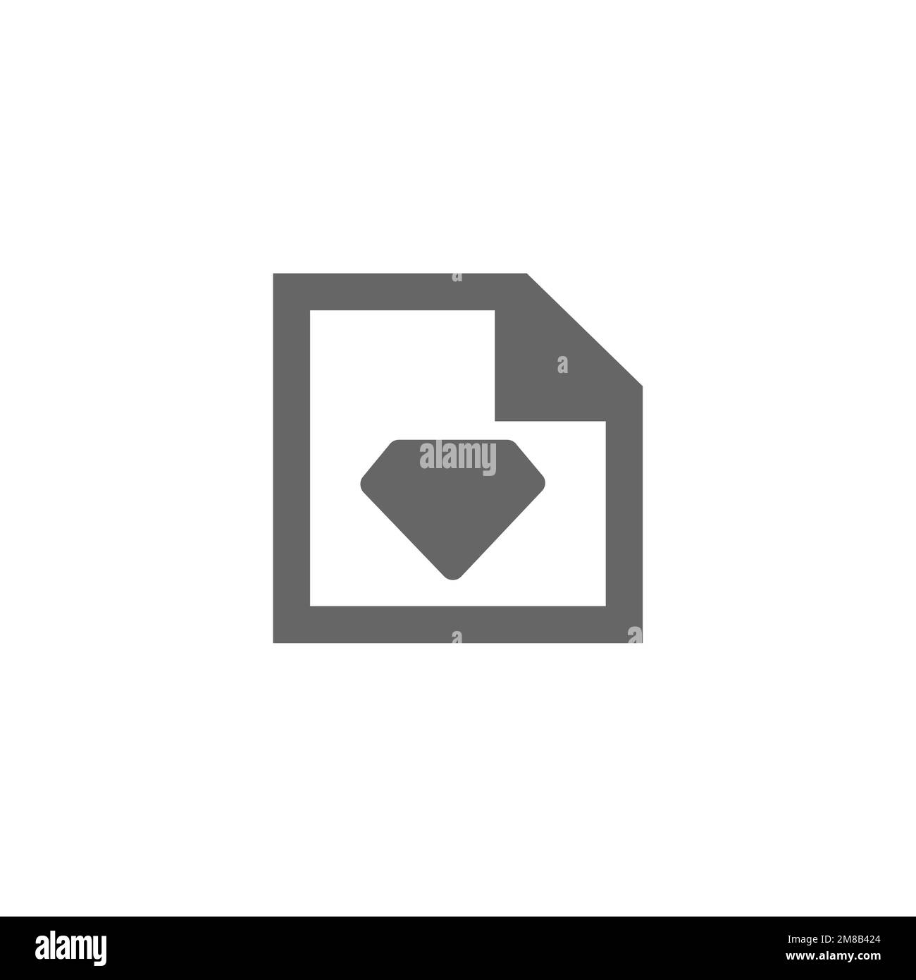 Rare file flat icon, graphic resource template, vector illustration ...