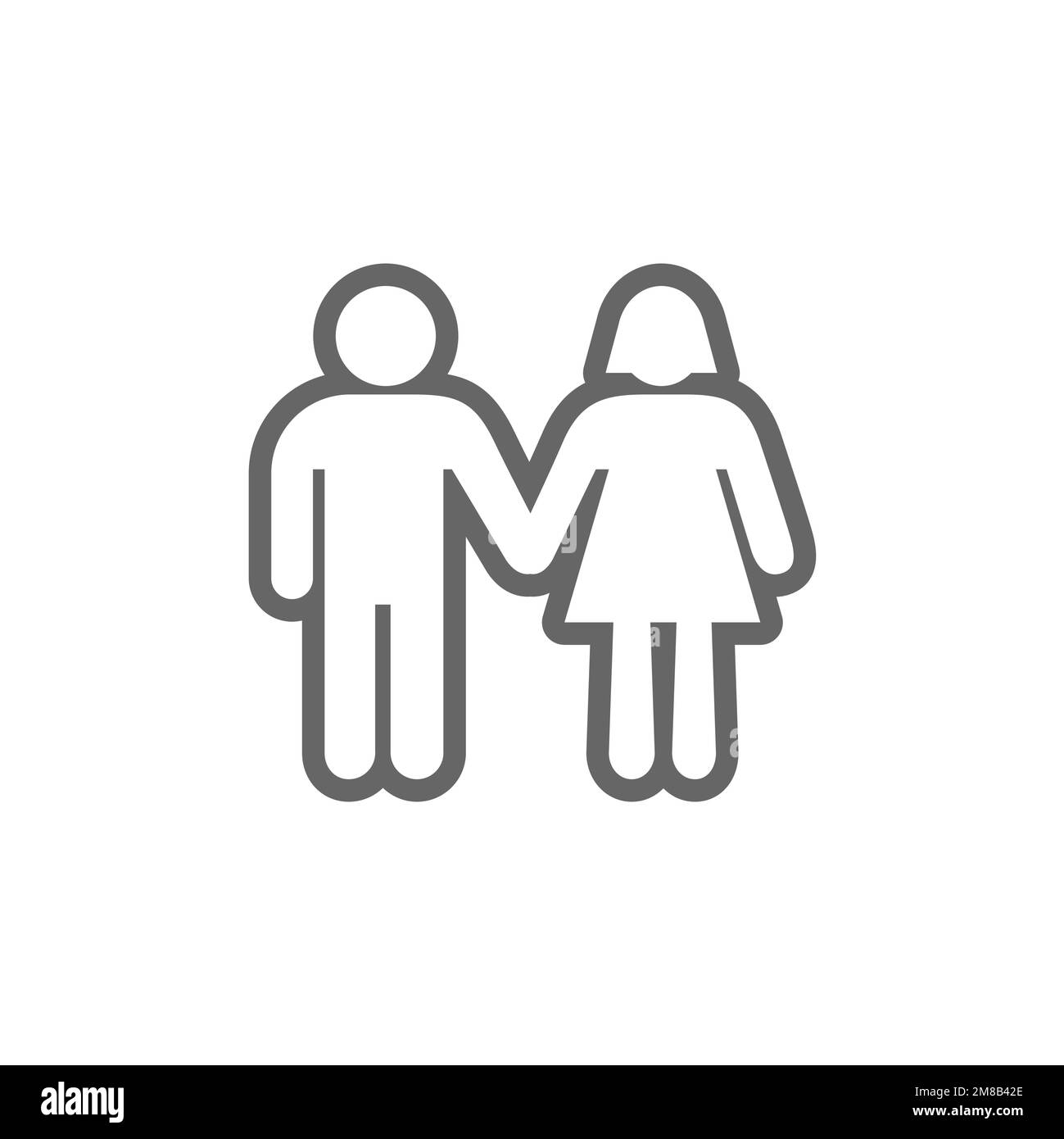 Gender icon, graphic resource template, vector illustration Stock ...