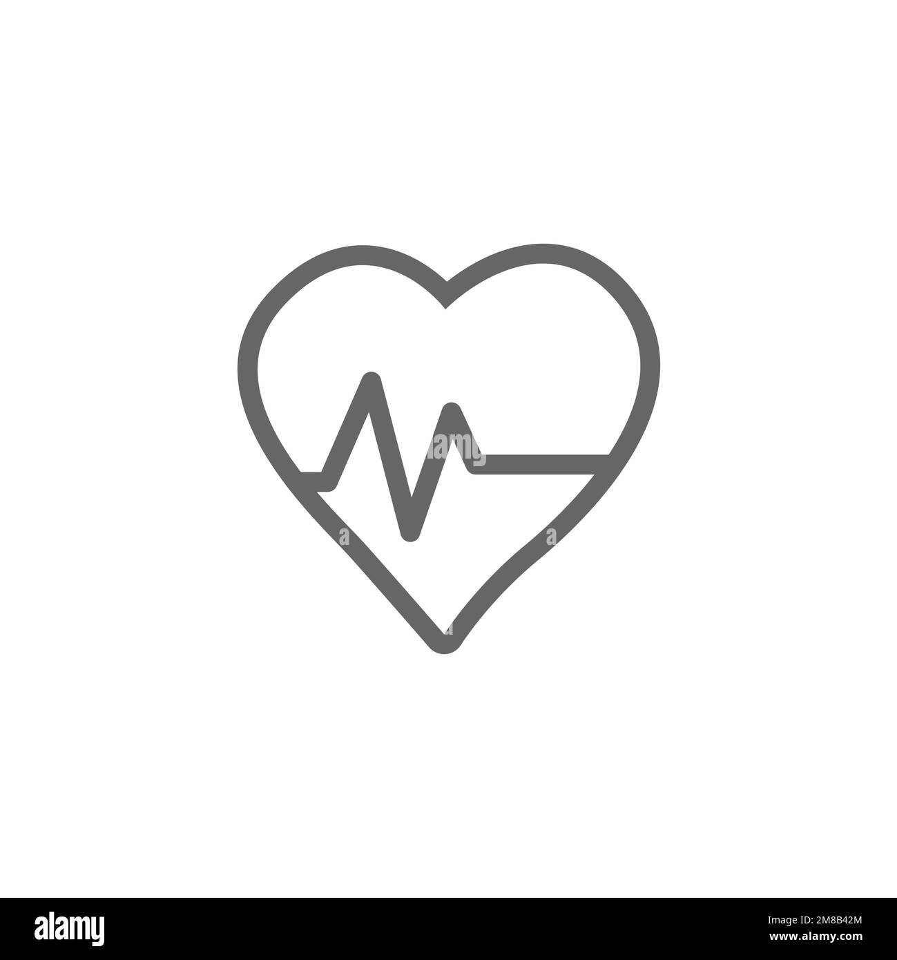EKG icon, graphic resource template, vector illustration Stock Vector ...