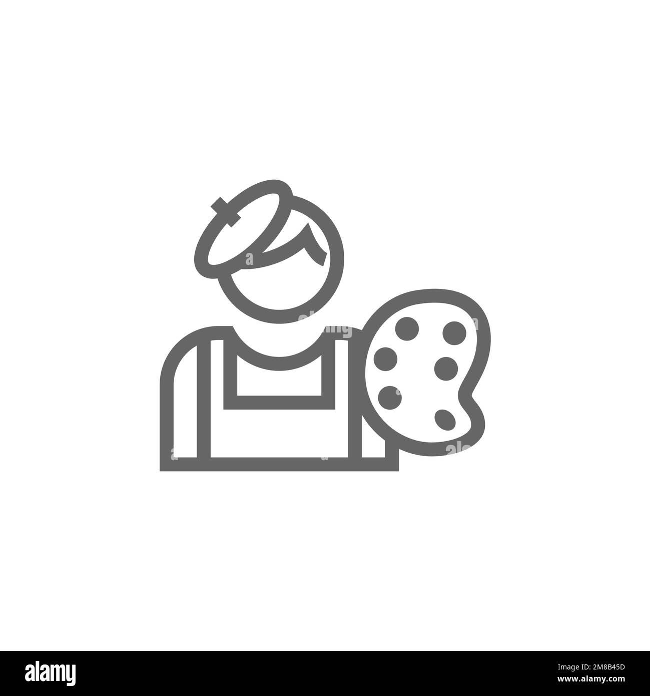 Painter icon, professional graphic resource mockup, vector illustration ... Painter icon, professional graphic resource mockup, vector illustration ...