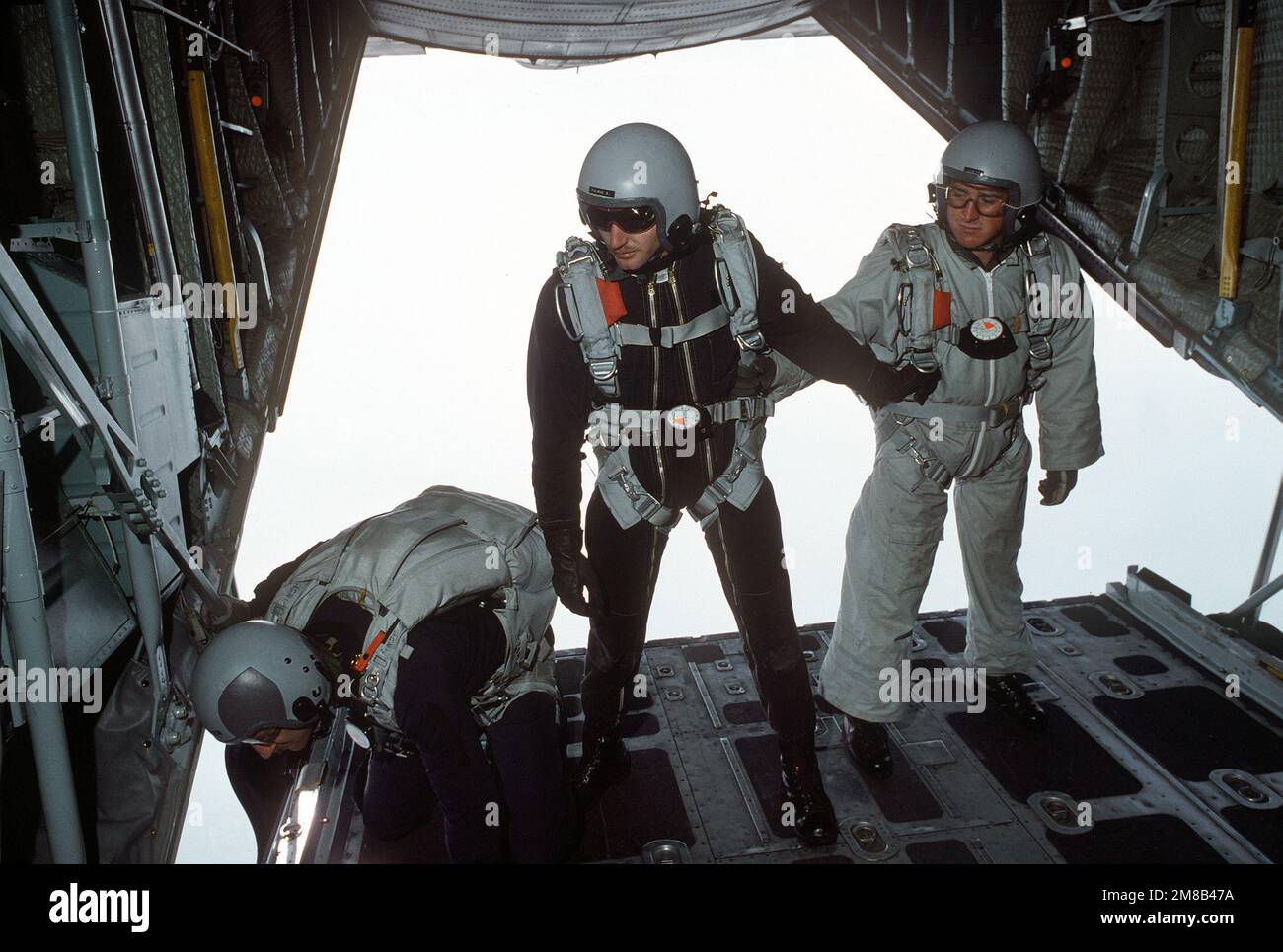 Third Battalion, 325th Infantry paratroopers prepare for a high ...