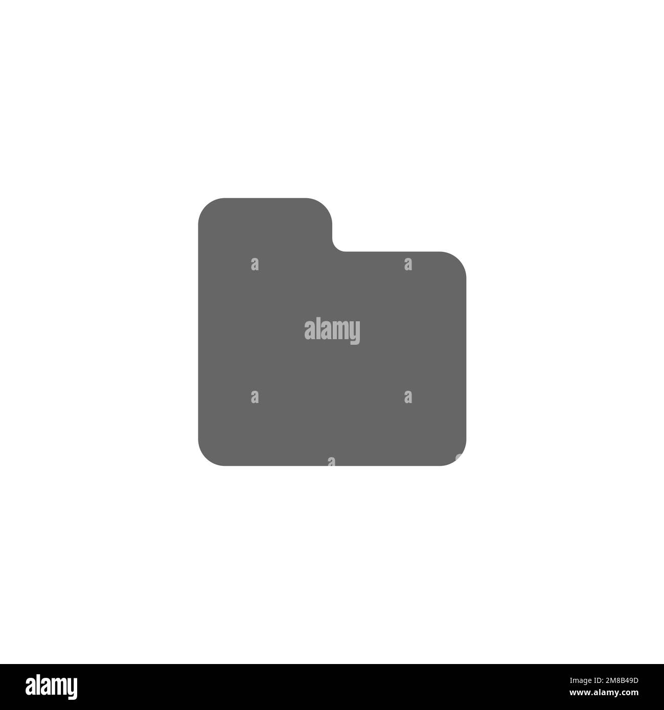 Folder flat icon, graphic resource template, vector illustration Stock ...