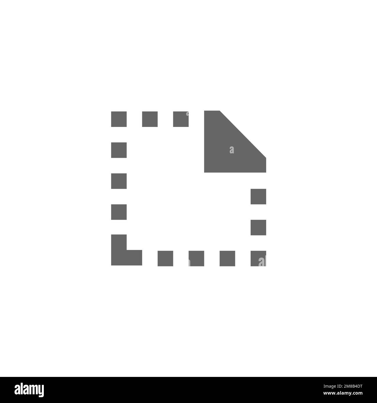 Selection line icon, graphic resource template, vector illustration ...