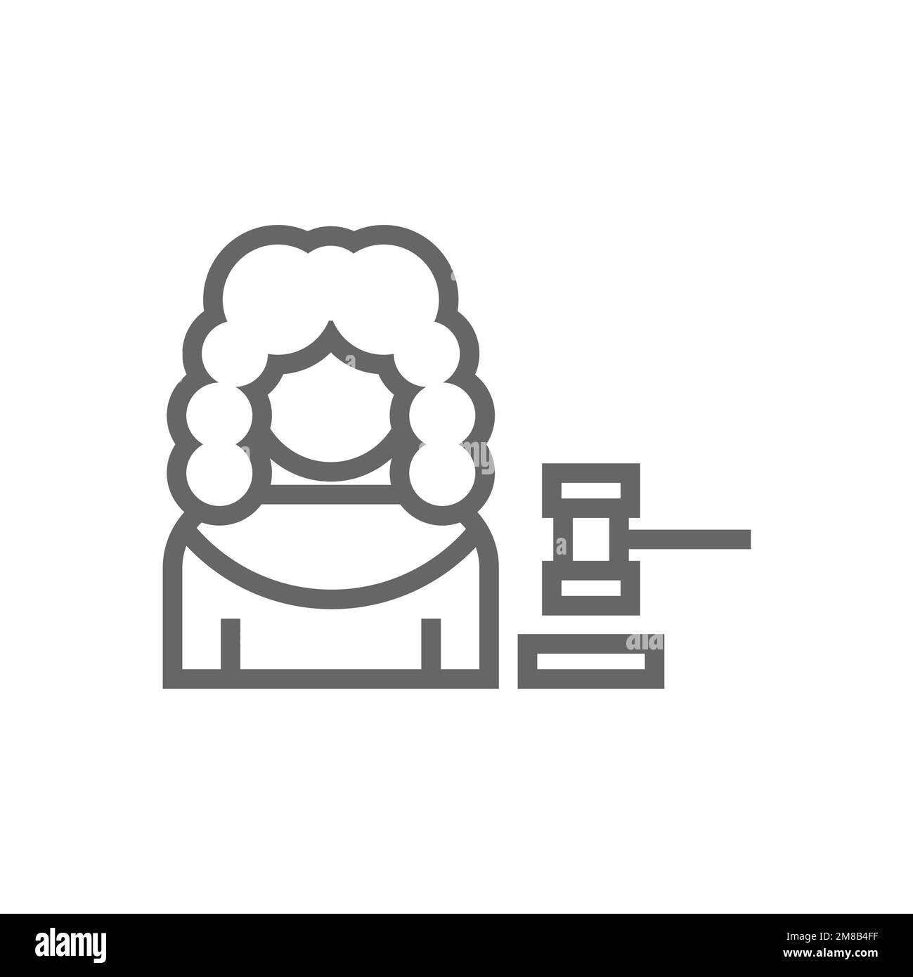 Judge icon, legal graphic resource mockup, vector illustration Stock ...
