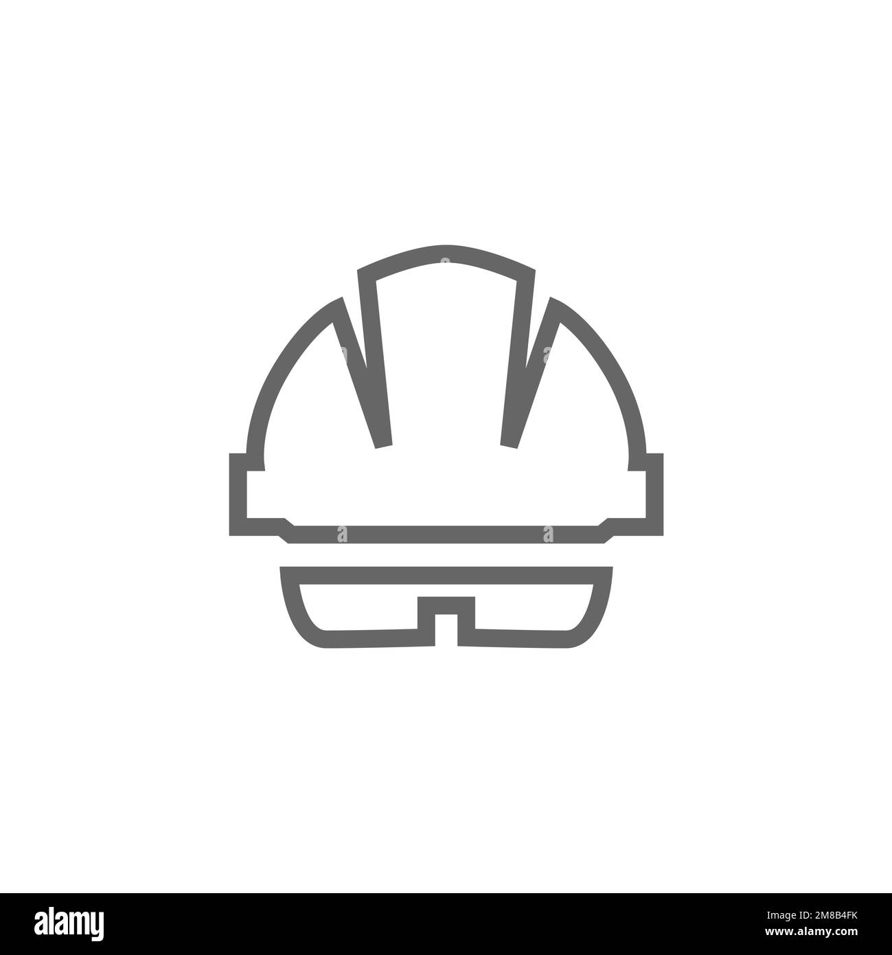 Worker hat icon, miner hat graphic resource template, vector ...