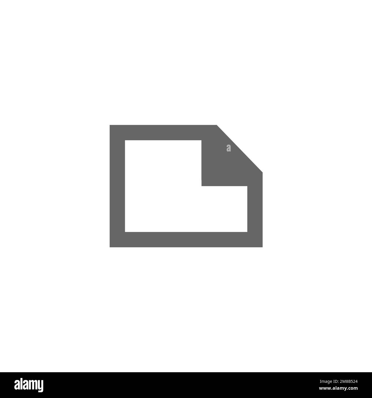 File line icon, graphic resource template, vector illustration Stock ...