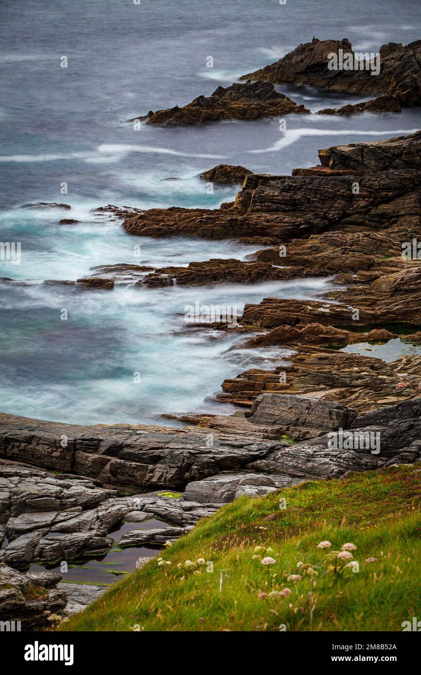 Aerial coastal cliffs ocean waves hi-res stock photography and images ...
