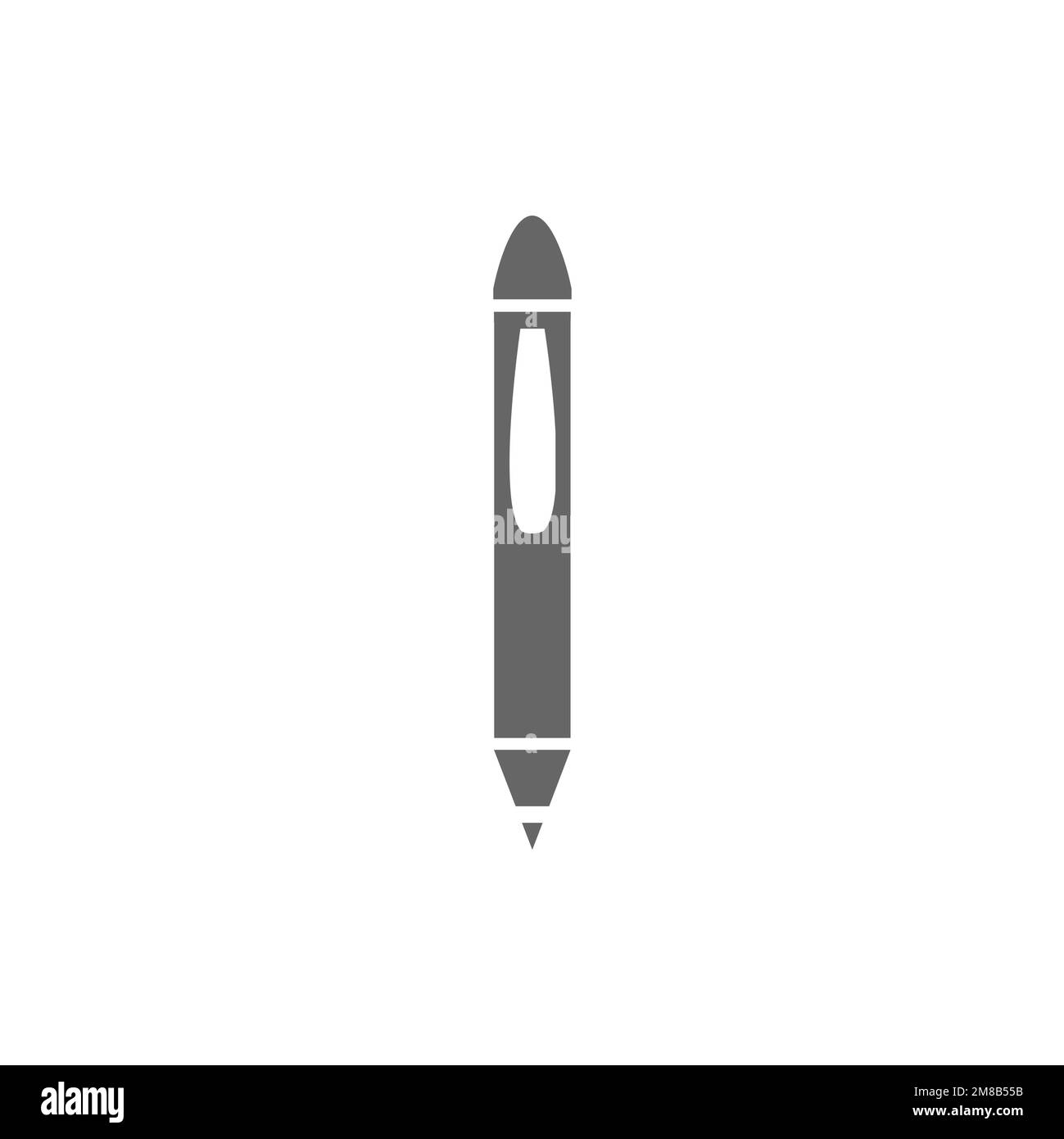 Ballpoint pen icon, graphic resource template, vector illustration ...