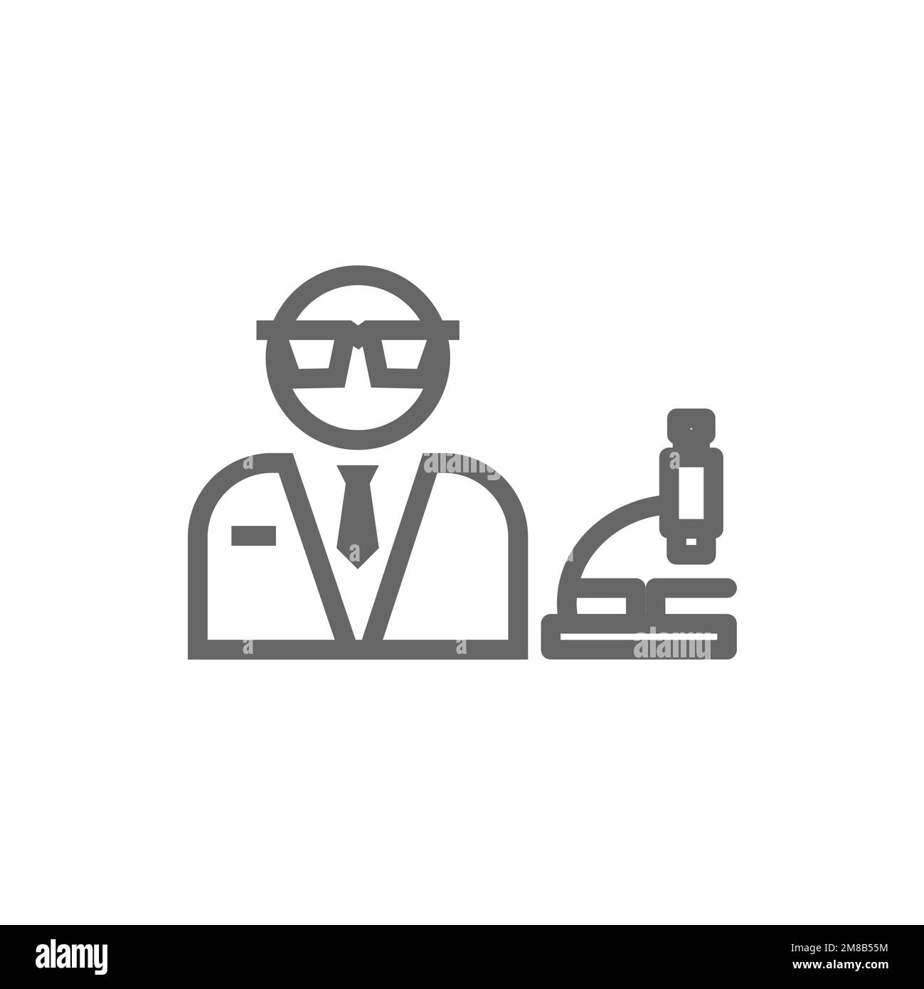Scientist vector Black and White Stock Photos & Images - Alamy