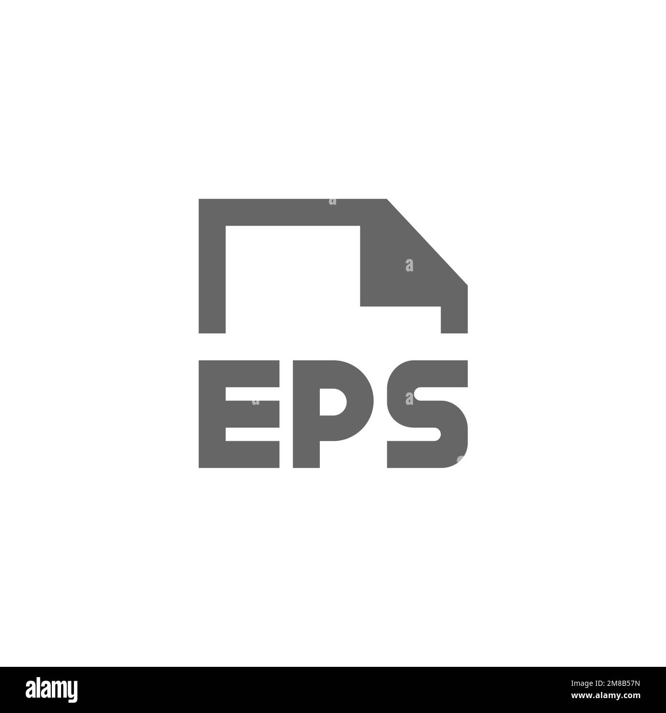 eps file type flat icon, graphic resource template, vector illustration ...