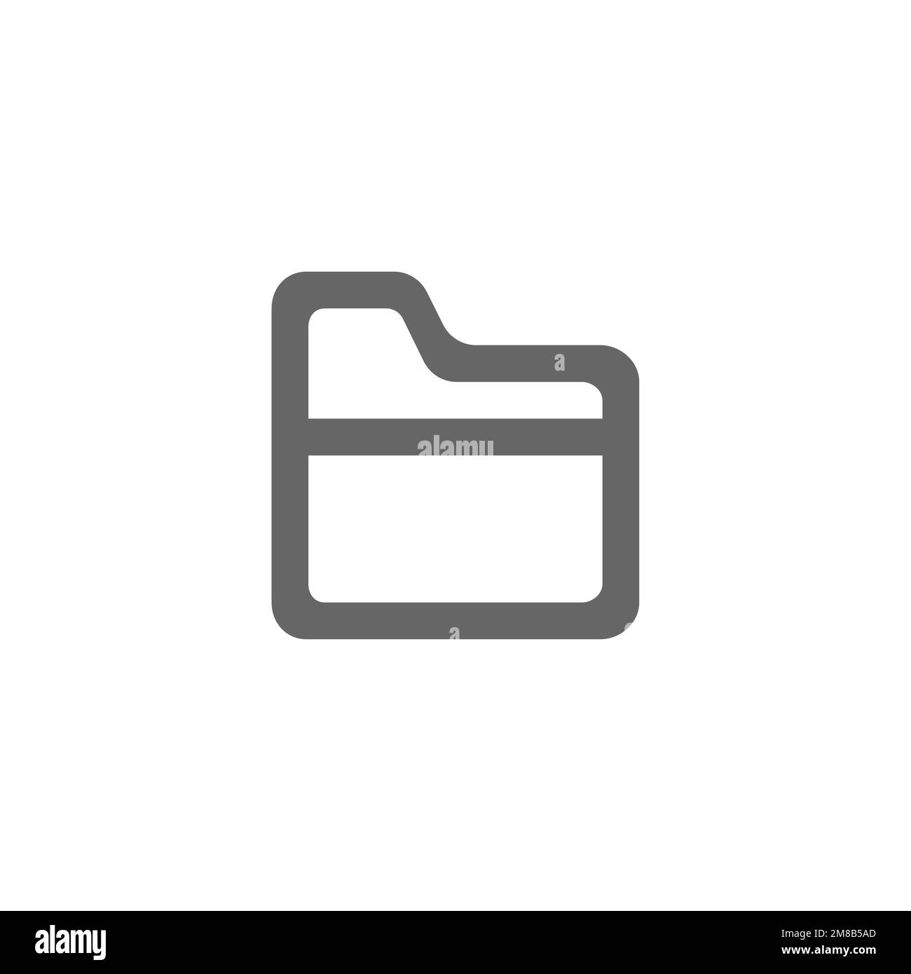 folder flat icon, graphic resource template, vector illustration Stock ...