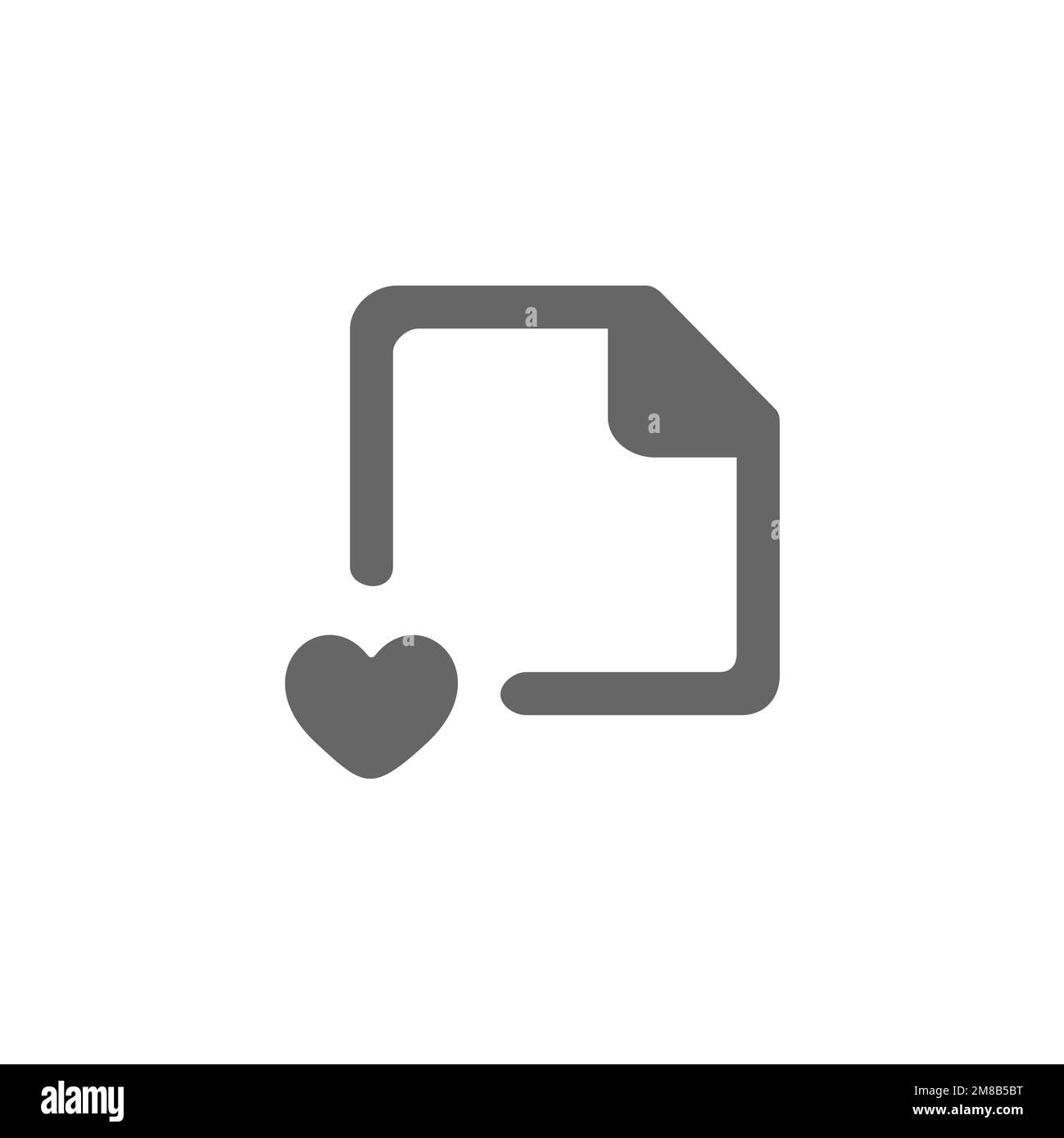 Favorite file flat icon, graphic resource template, vector illustration ...