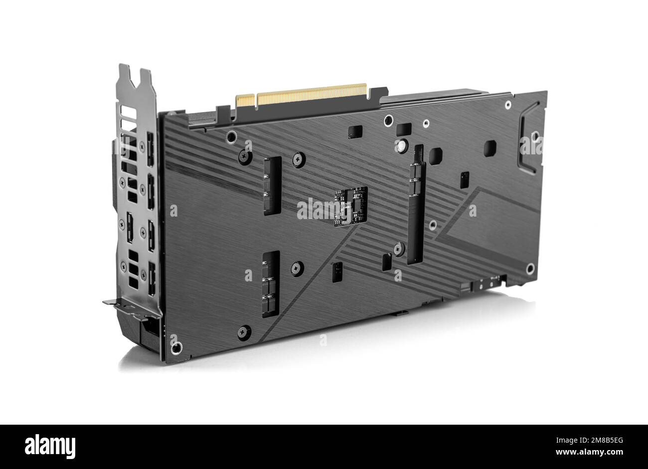 Graphic video card isolated on white background Stock Photo - Alamy