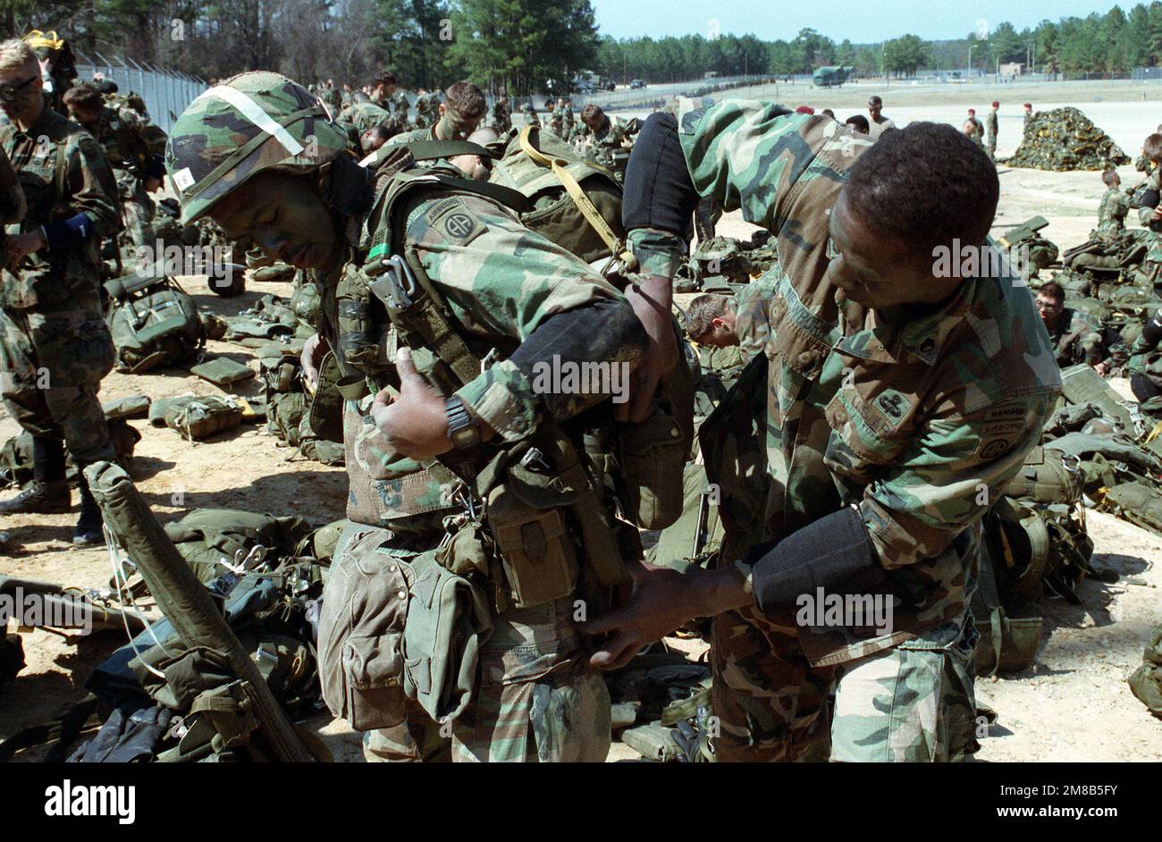 A staff non-commissioned officer (SNCO) of the 82nd Airborne Division ...