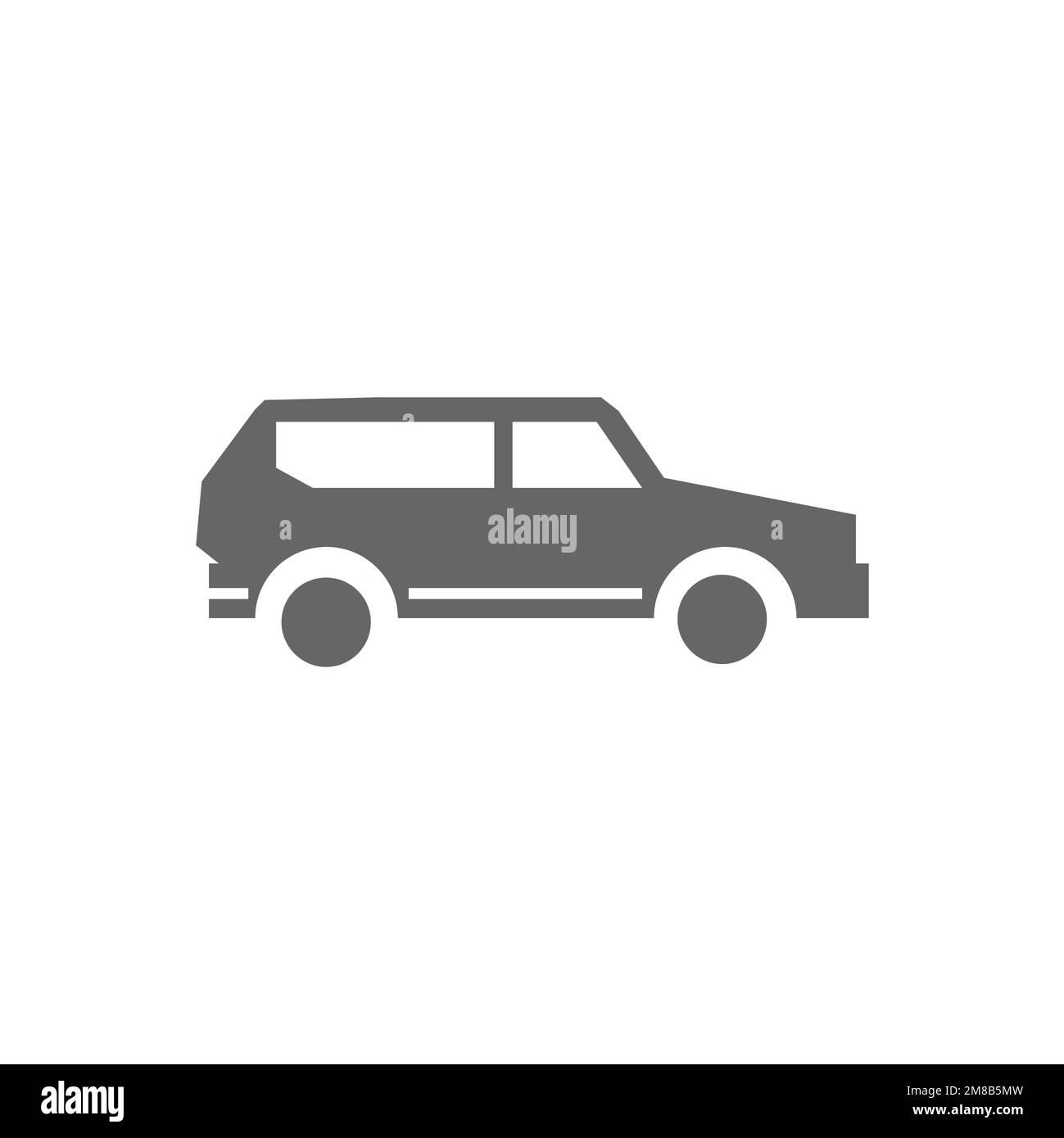 Small car flat icon, graphic resource template, vector illustration ...