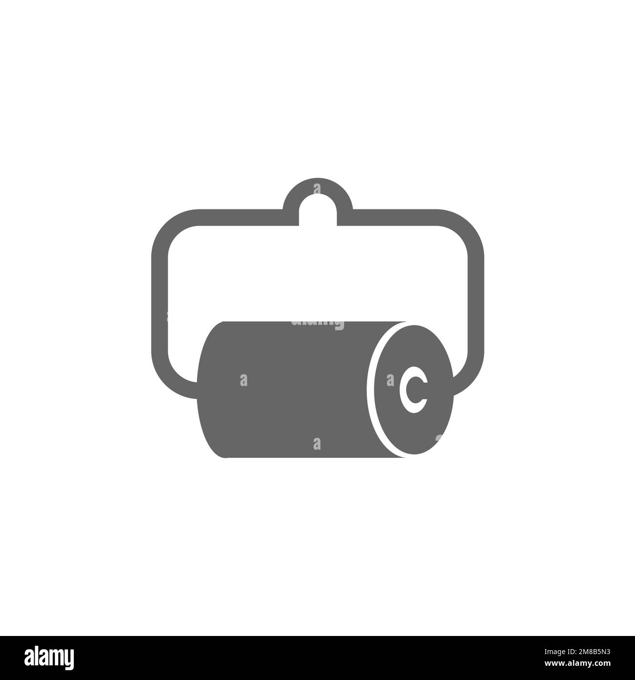 Toilet paper icon, graphic resource template, vector illustration Stock ...