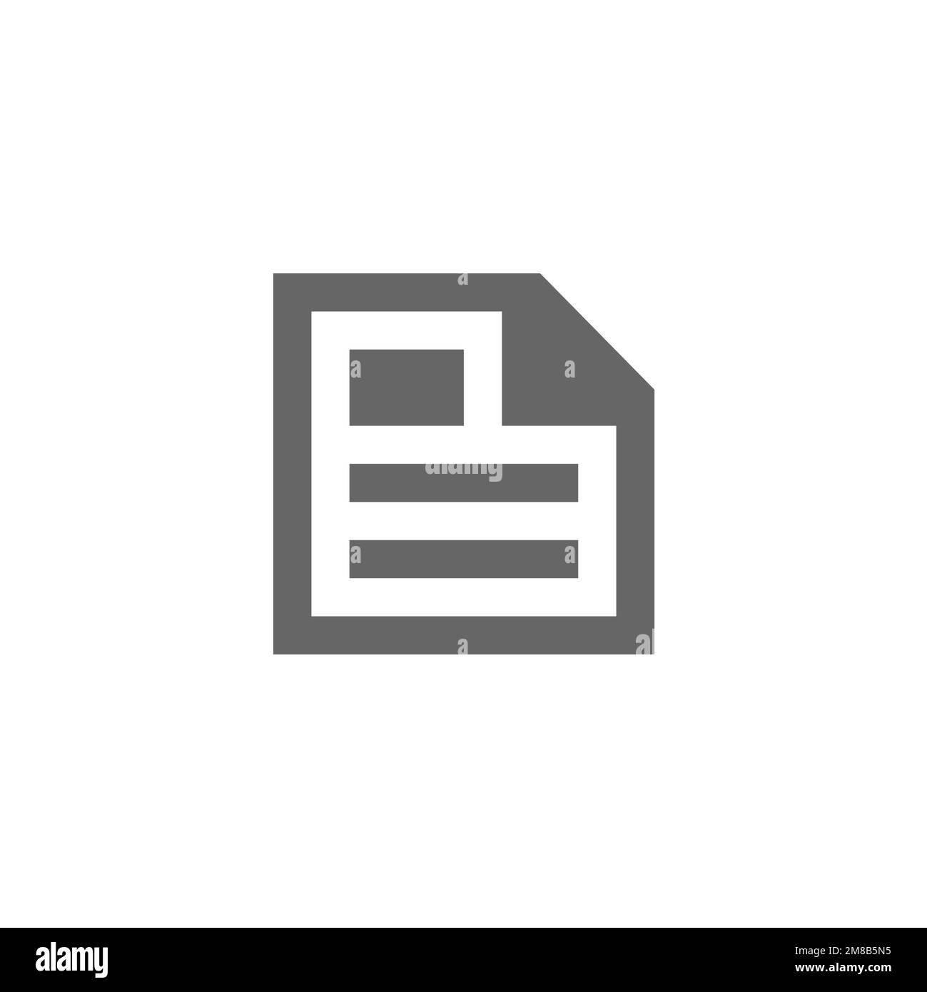 Document File Flat Icon Graphic Resource Template Vector Illustration