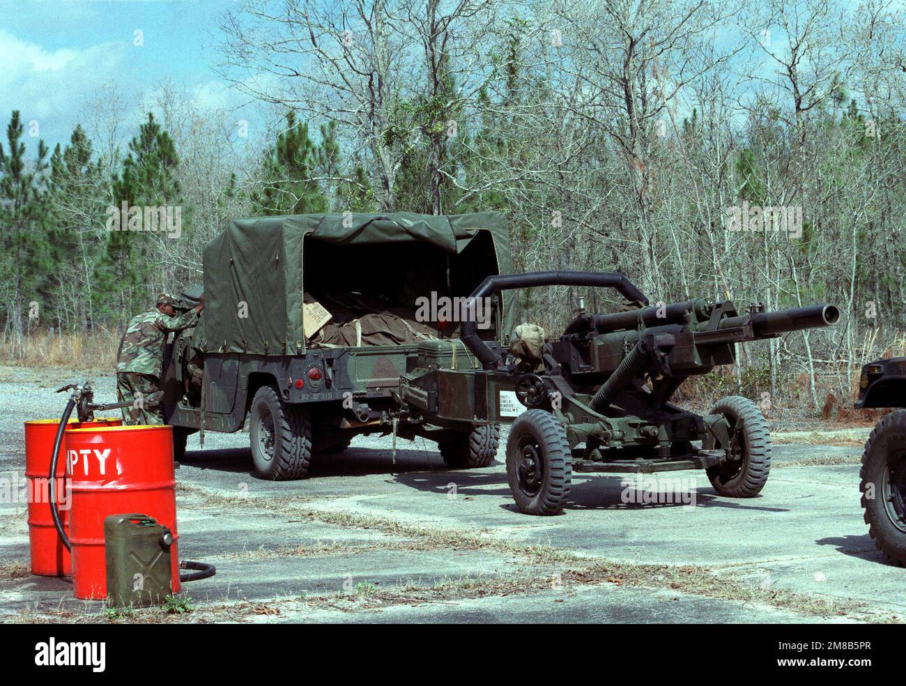 An 82nd Airborne Division M998 High-Mobility Multipurpose Wheeled ...