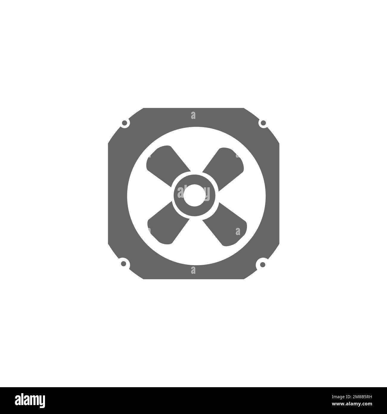 Fan icon, graphics resource template, vector illustration Stock Vector ...