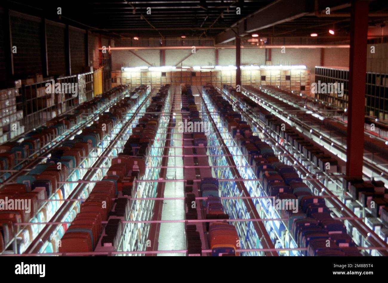 An overview of the motion picture and videotape storage area in the ...