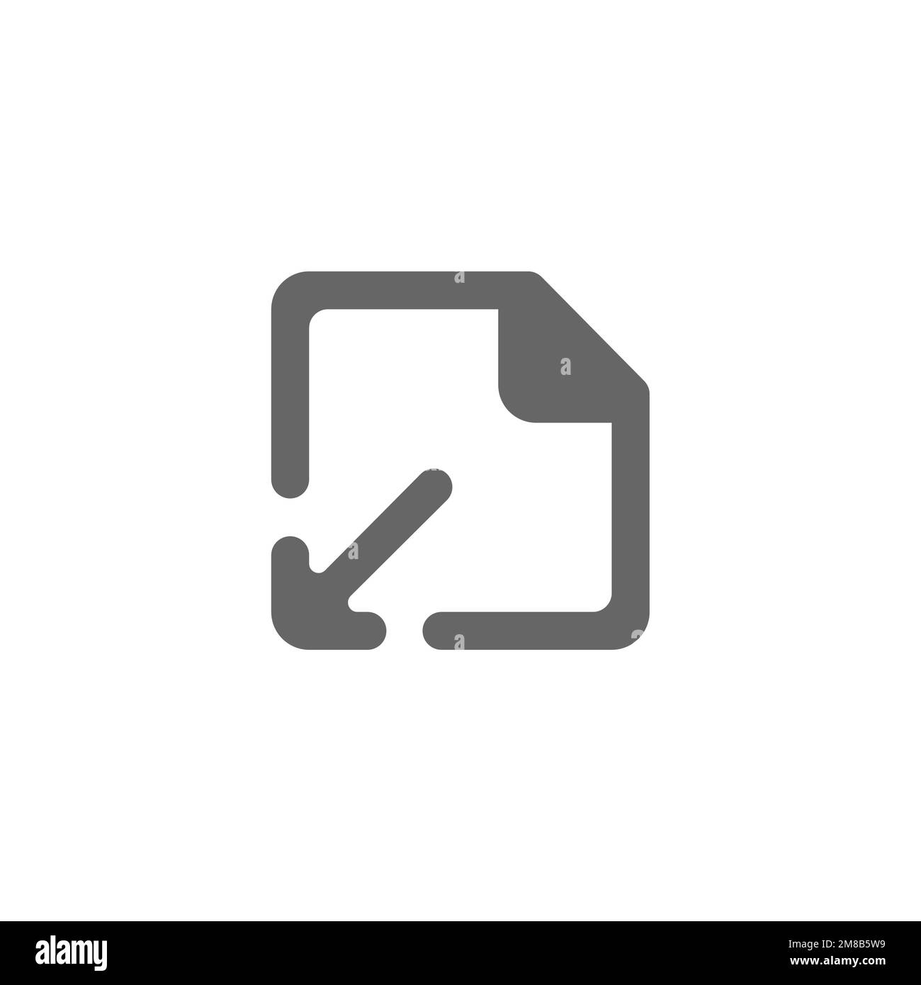 Scale file size flat icon, graphic resource template, vector ...