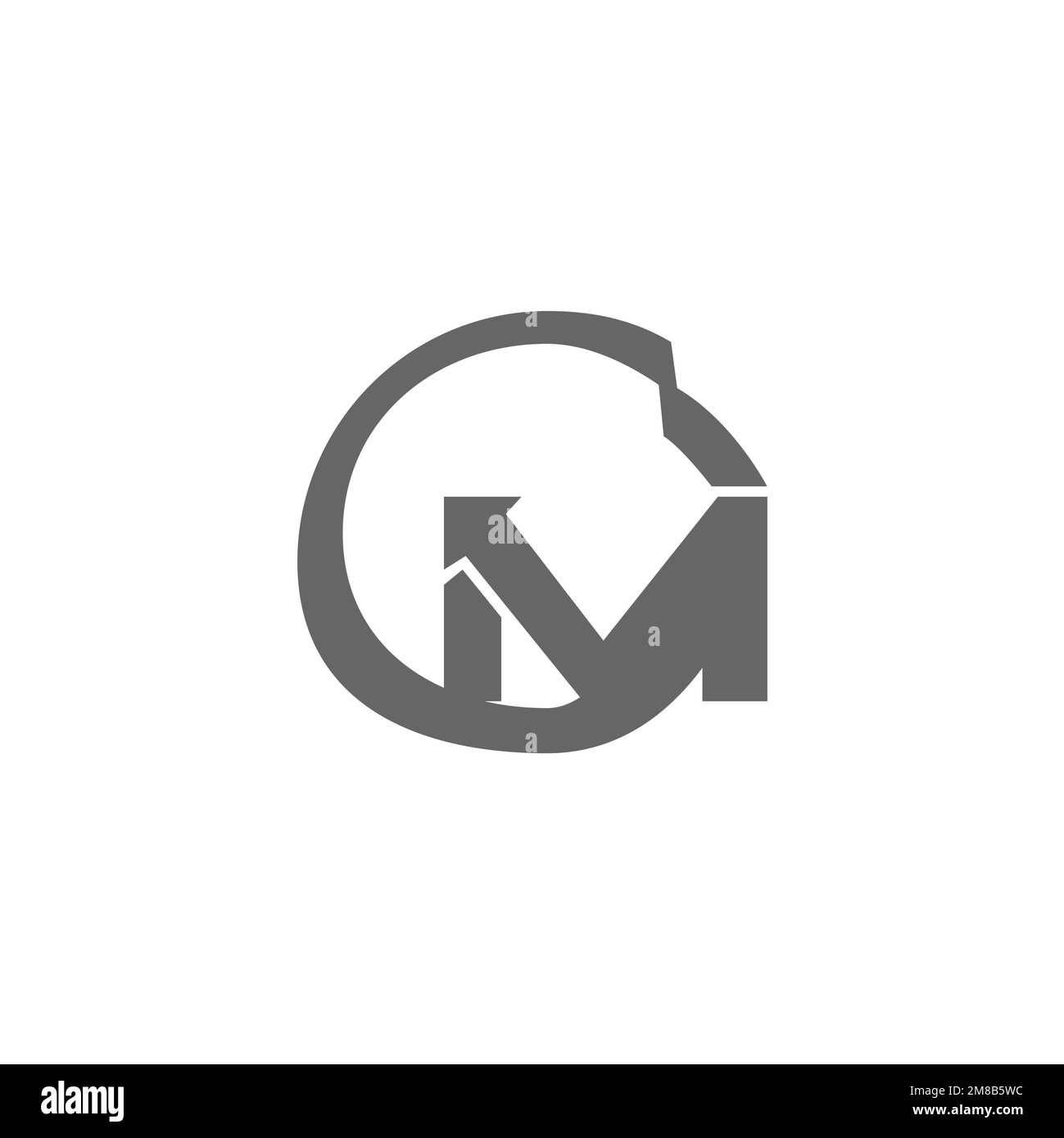 Letter M creative design icon, graphic resource template, vector ...