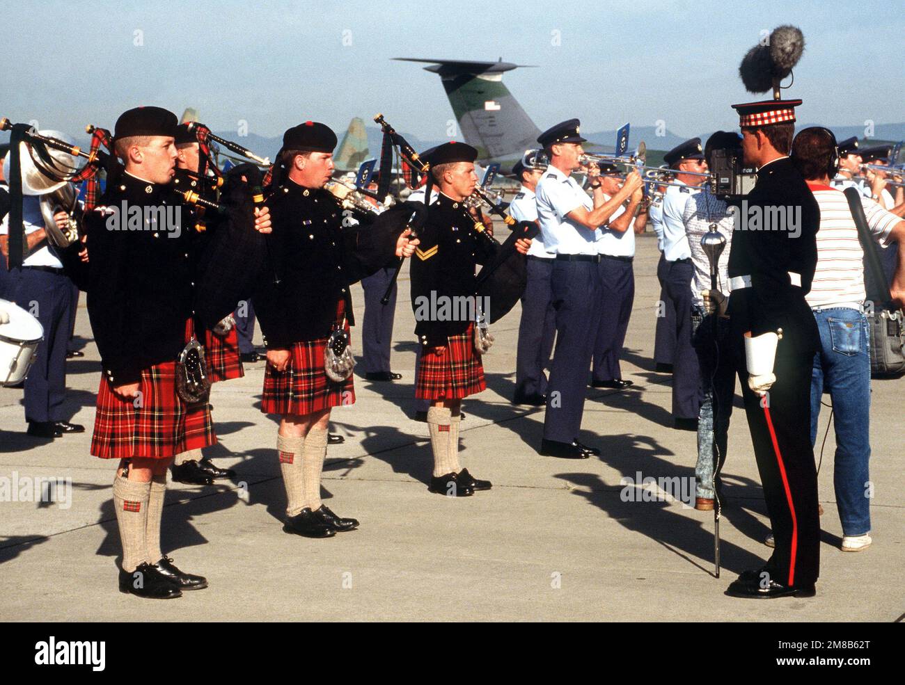 The Royal Australian Regiment 3rd Battalion band plays a sendoff for a ...