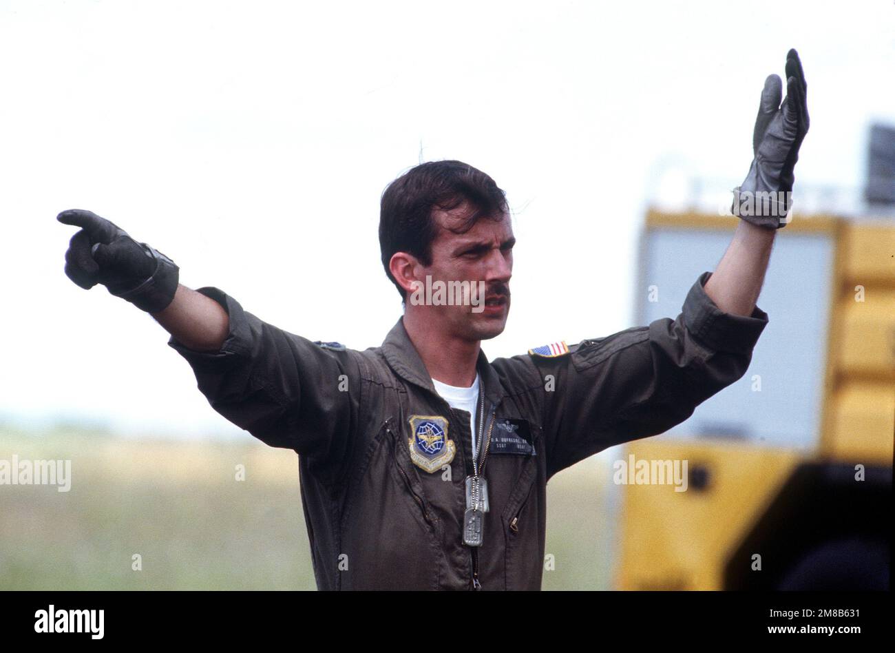STAFF Sergeant James A. Noble of the 9th Military Airlift Squadron ...