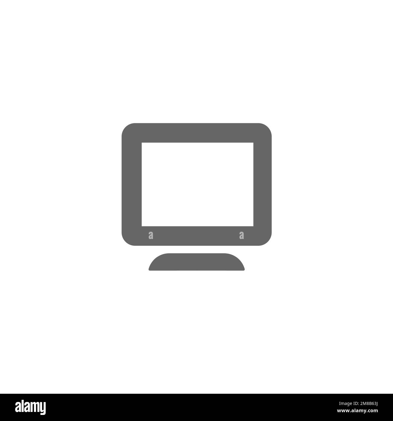 Desktop icons, graphics resource templates, vector illustrations Stock ...