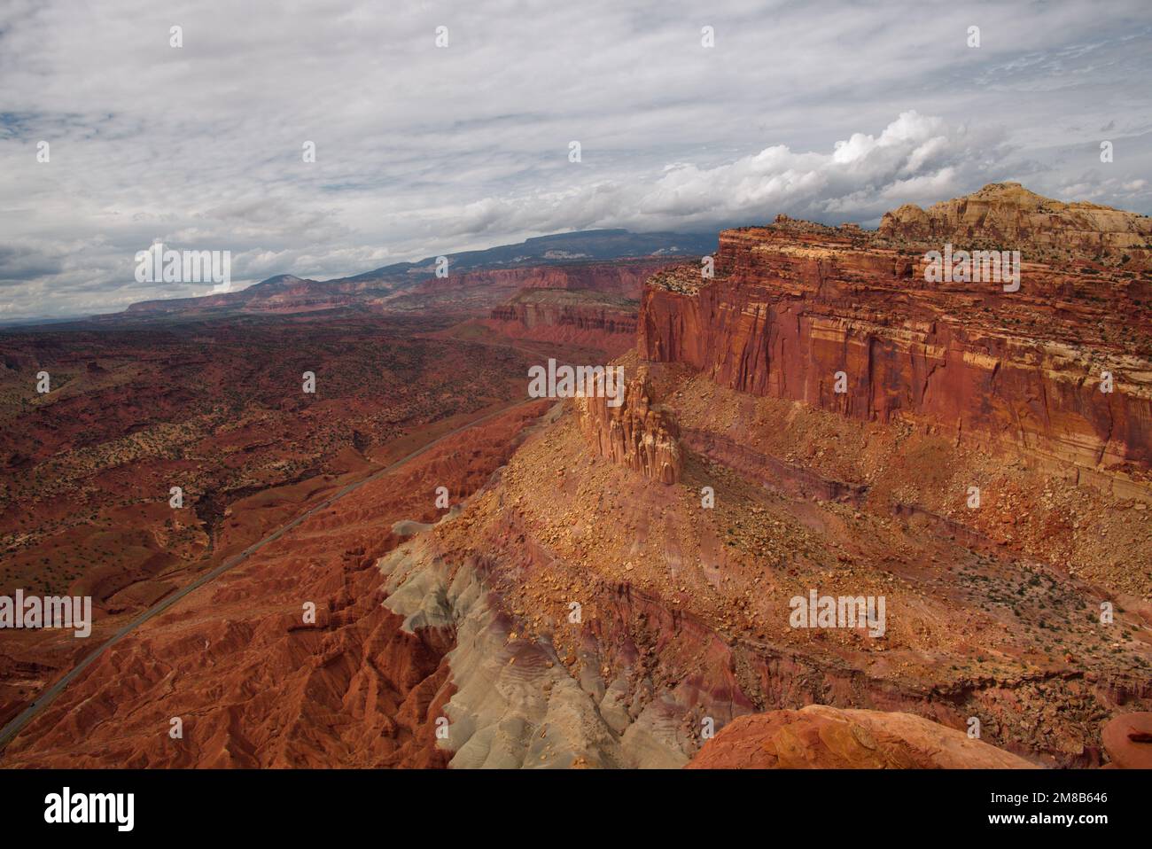 Further up the ridge on the Navajo Knobs Trail in Capitol Reef National ...