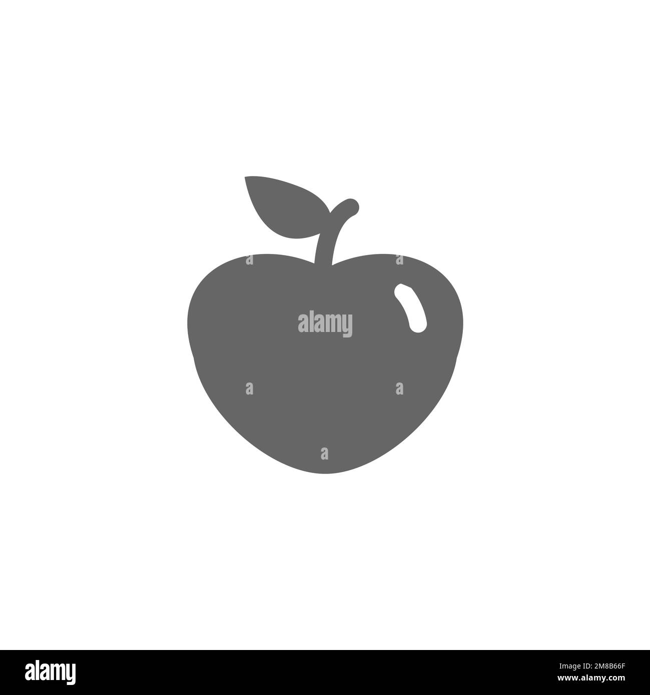 Apple icon, graphic resource template, vector illustration Stock Vector ...