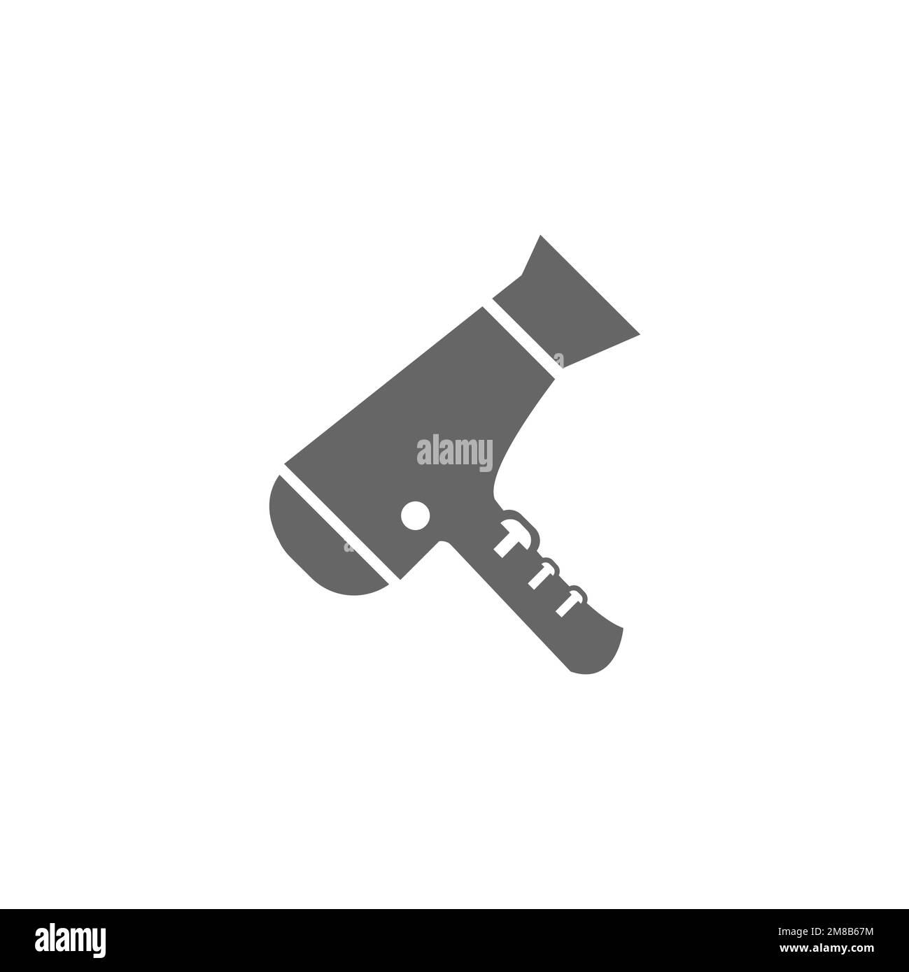 Hot air blower icon, graphic resource template, vector illustration ...