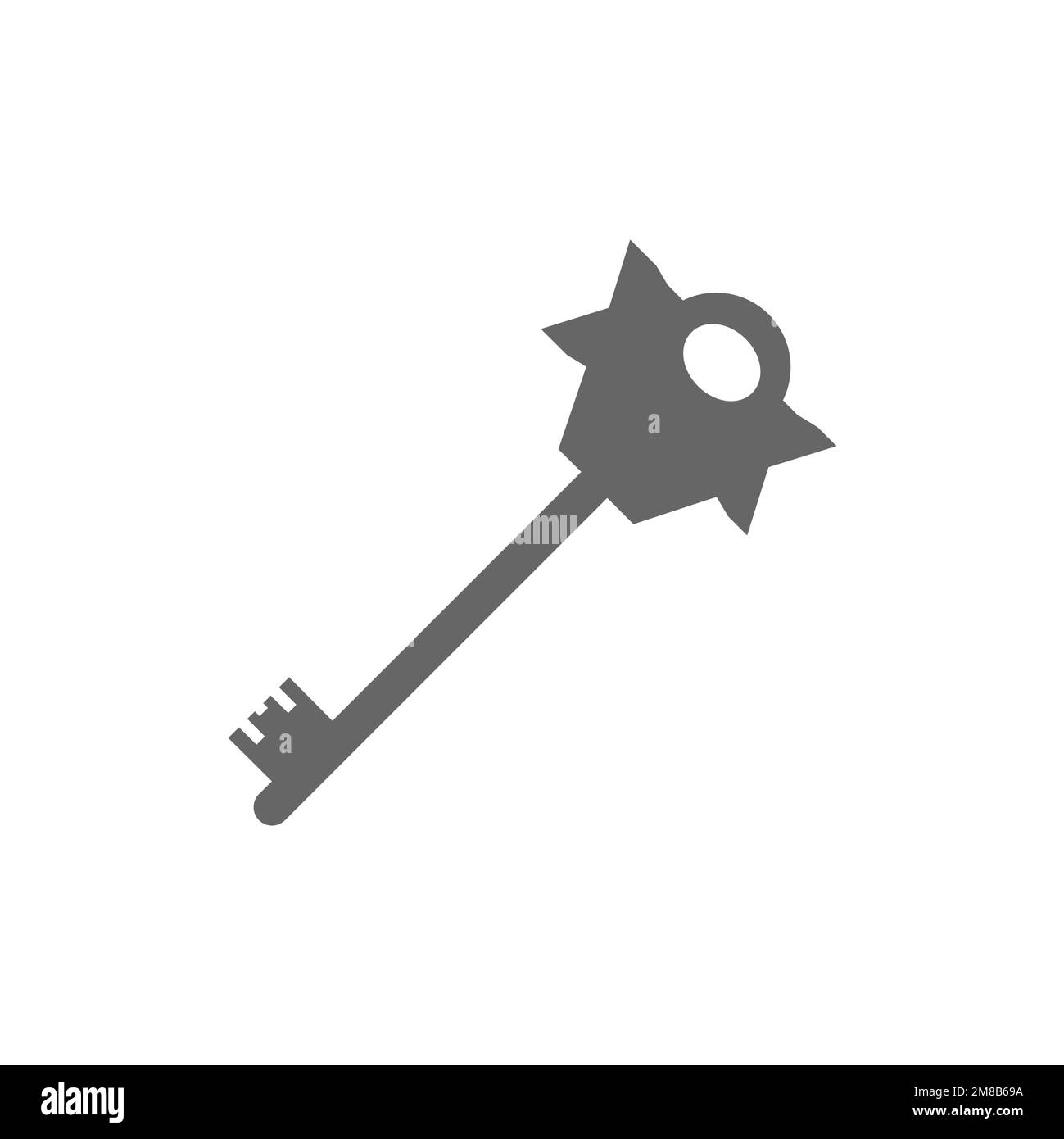 Vintage key icon, graphic resource template, vector illustration Stock ...