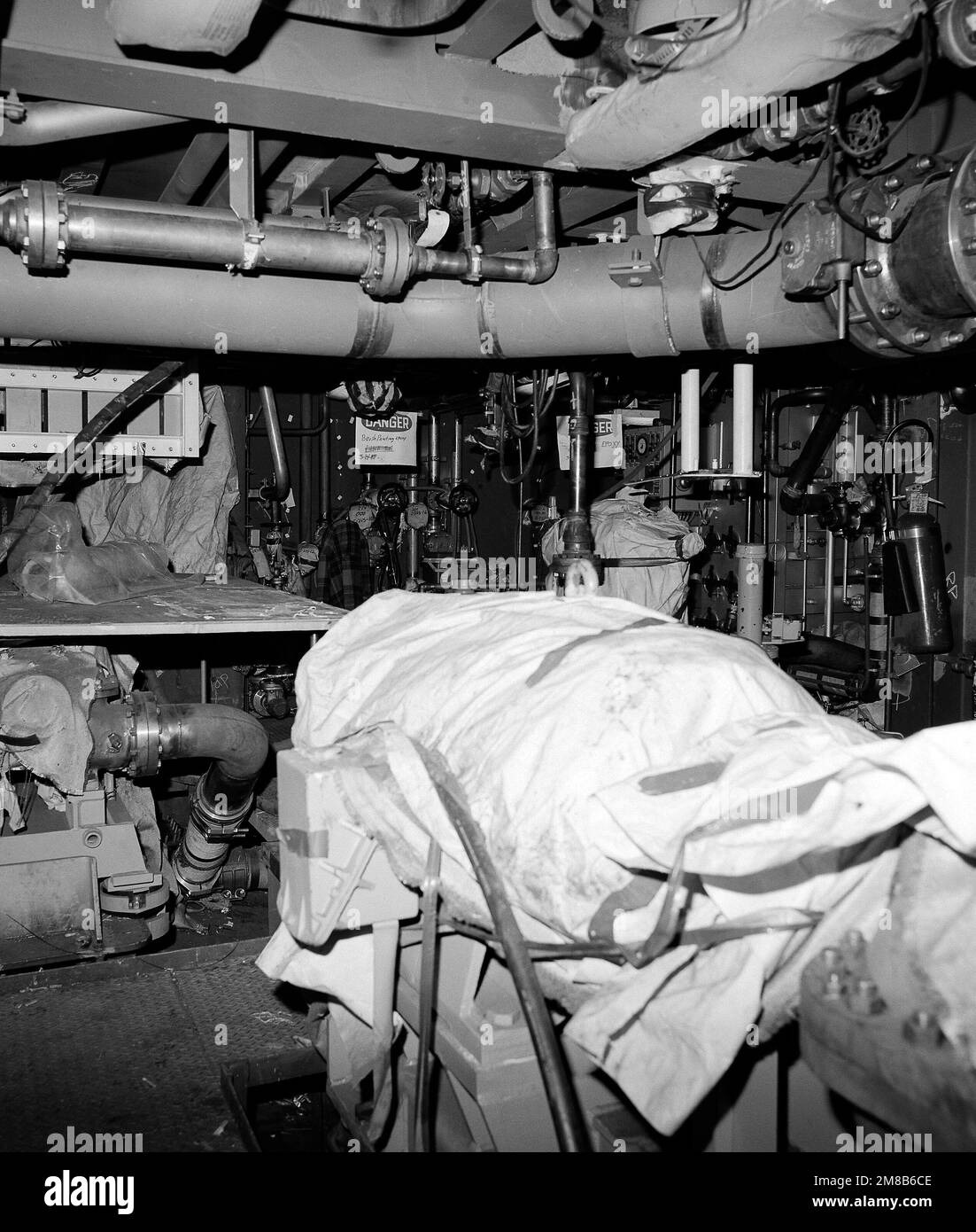 Auxiliary machinery room No. 1 of the guided missile cruiser GETTYSBURG ...