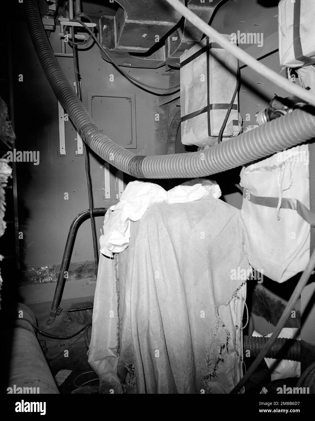 The internal communications and gyroscope room No. 2 of the guided ...