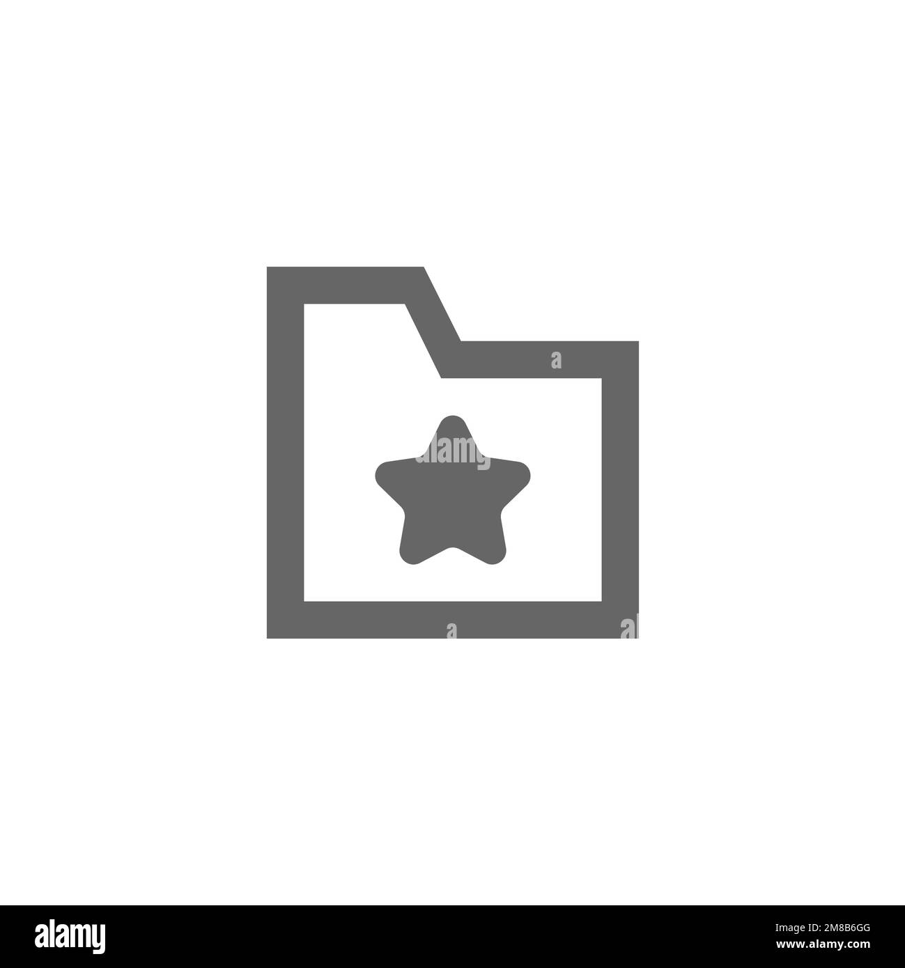 Collection folder flat icon, graphic resource template, vector ...