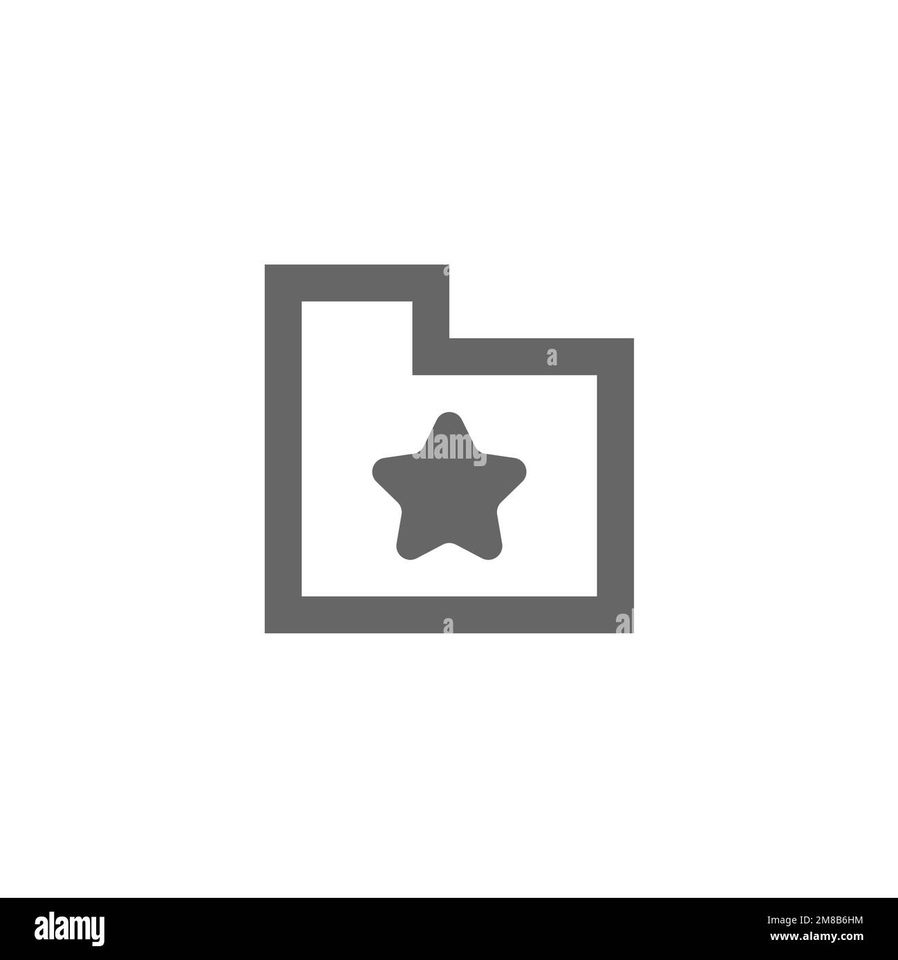 Collection folder flat icon, graphic resource template, vector ...